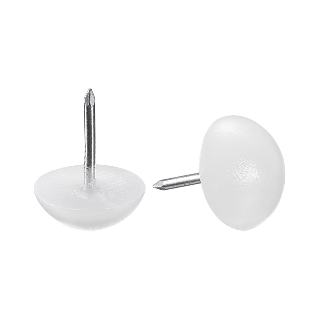 Unique Bargains Furniture Feet Nail Plastic Glide Nails Chair Table Leg ...