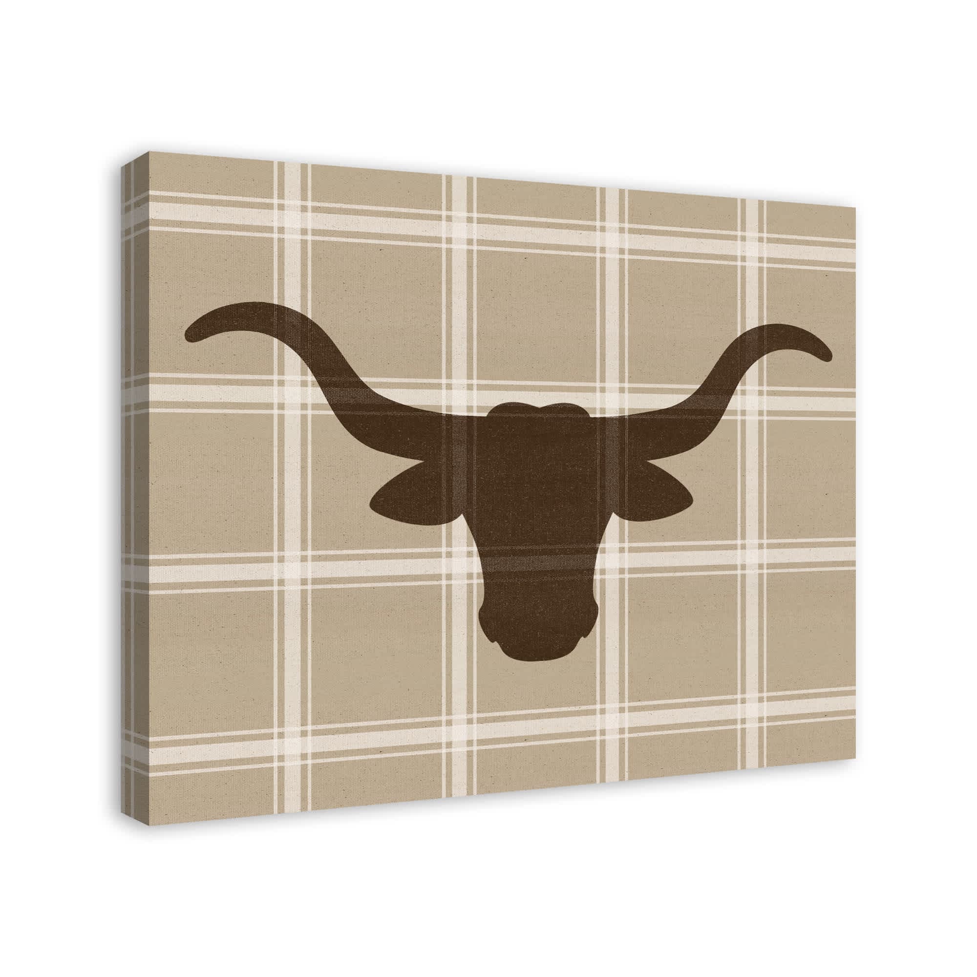 Creative Products Steer Buffalo Check 30 x 24 Canvas Wall Art in the ...