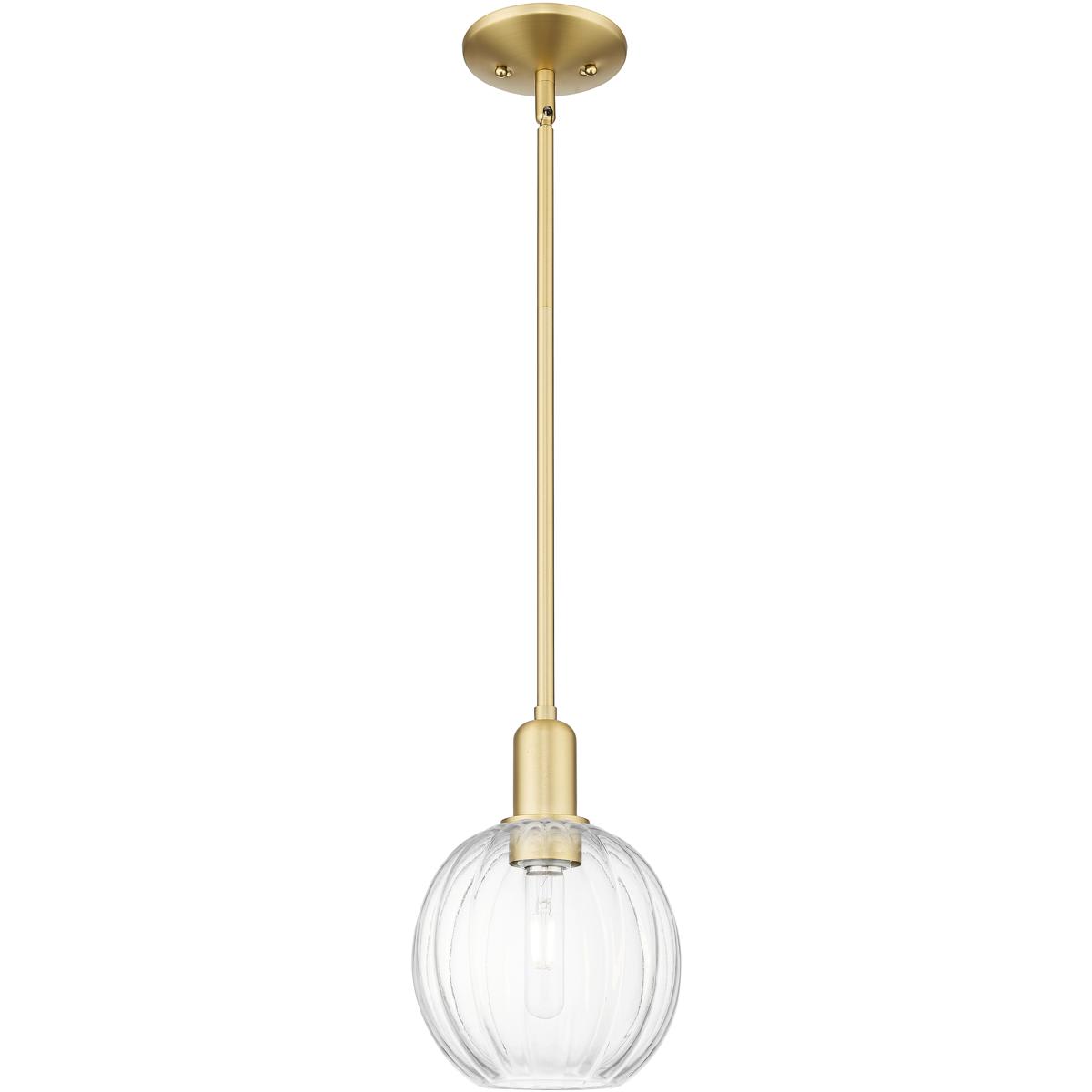 Innovations Lighting 716-1S-SG-G458-7CL Preston Mini Pendant Satin Gold ...
