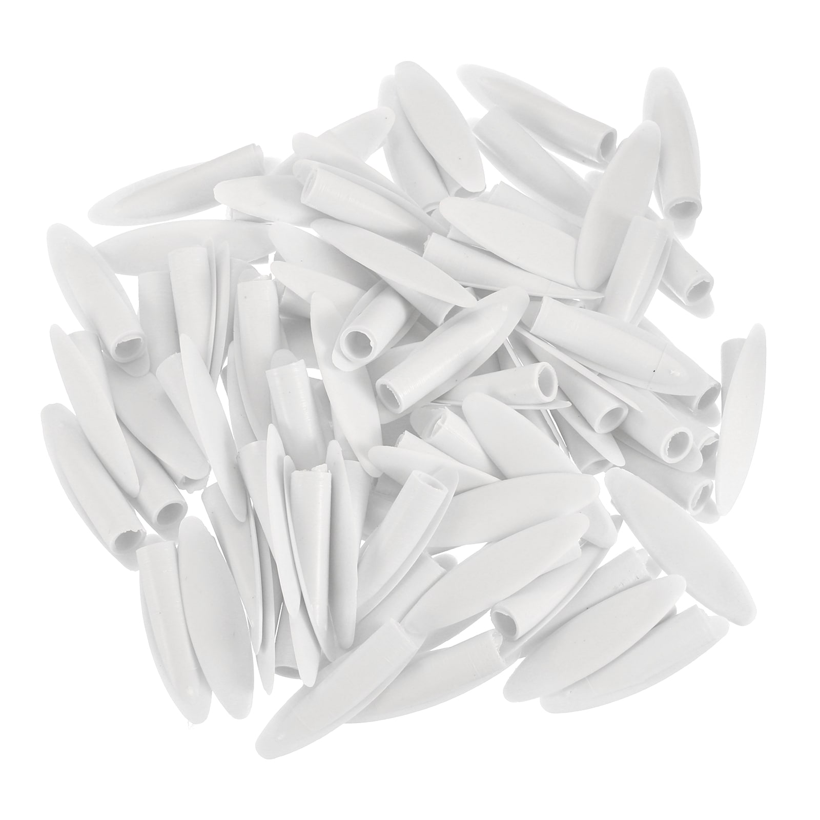 Unique Bargains 50pcs Plastic Pocket Hole Plugs 9mm Slant Hole Caps for ...