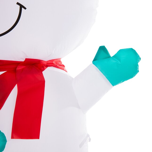 Holiday Living 4-ft Lighted Snowman Christmas Inflatable at Lowes.com Holiday Living 4-ft Lighted Snowman Christmas Inflatable at Lowes.com