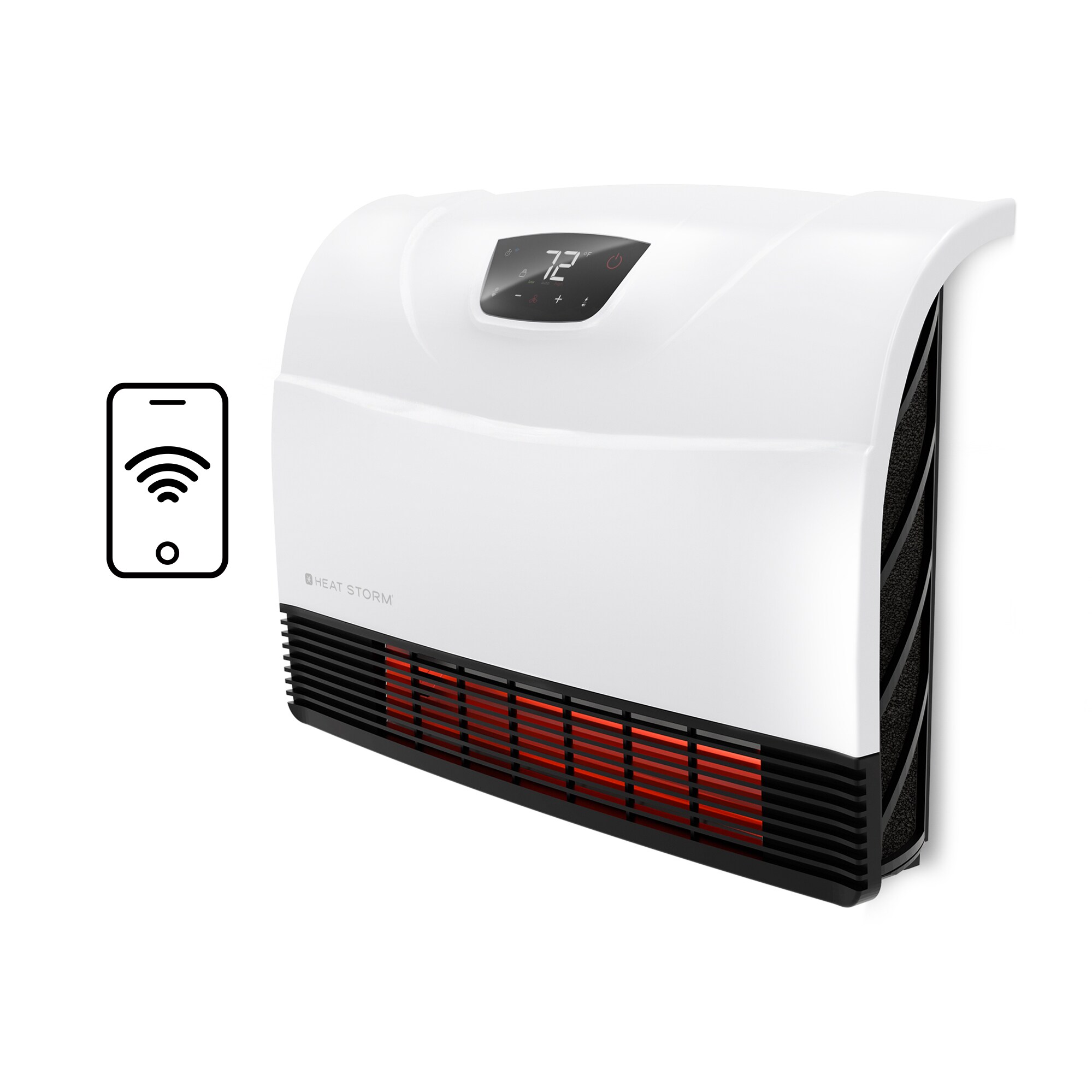 Heat Storm 1500 -Watt Infrared Wall mount Indoor Electric Space Heater ...