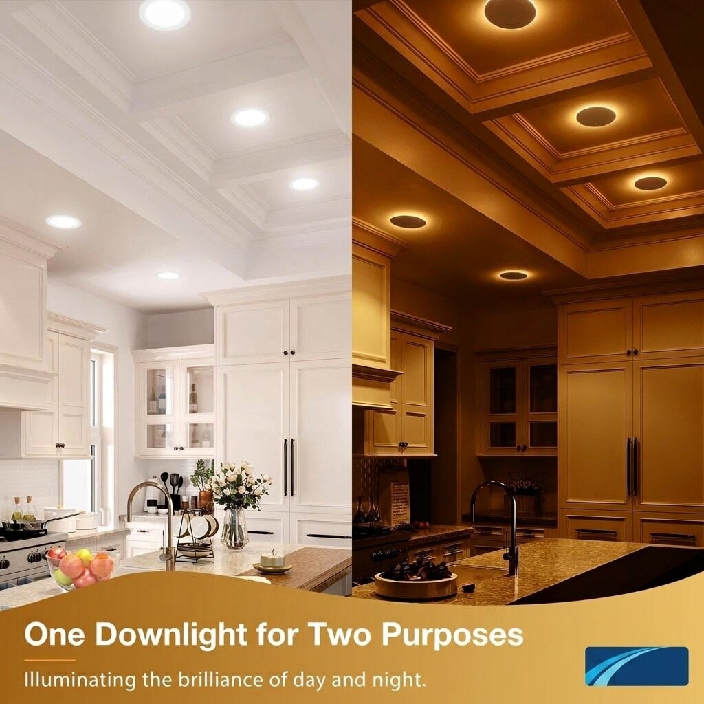 Lukvuzo 20 Pack 6 Inch LED Recessed Ceiling Light 5CCT 2700K 3000K ...