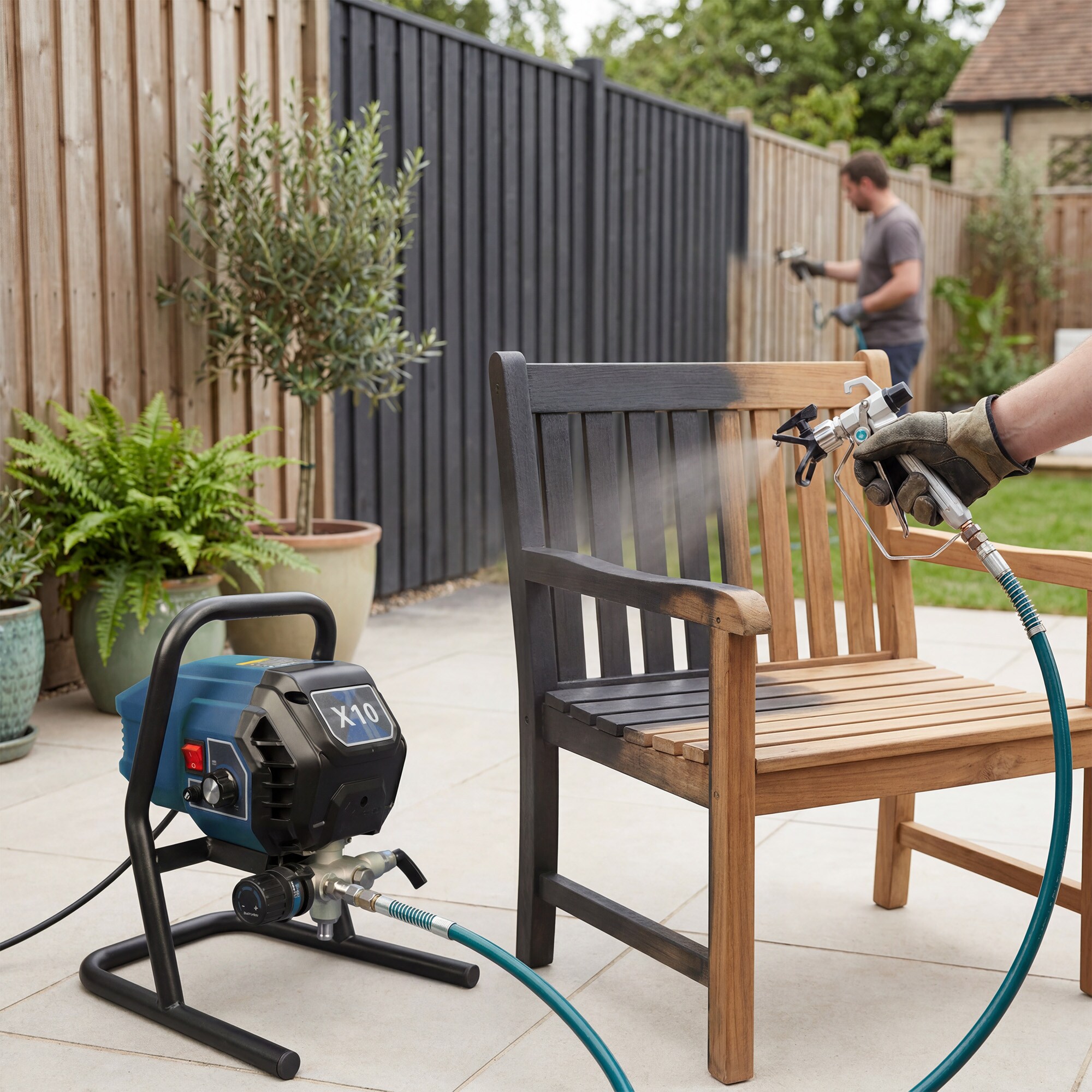 GarveeLife Stand Airless Paint Sprayer 2900 PSI 700W Electric Sprayer ...