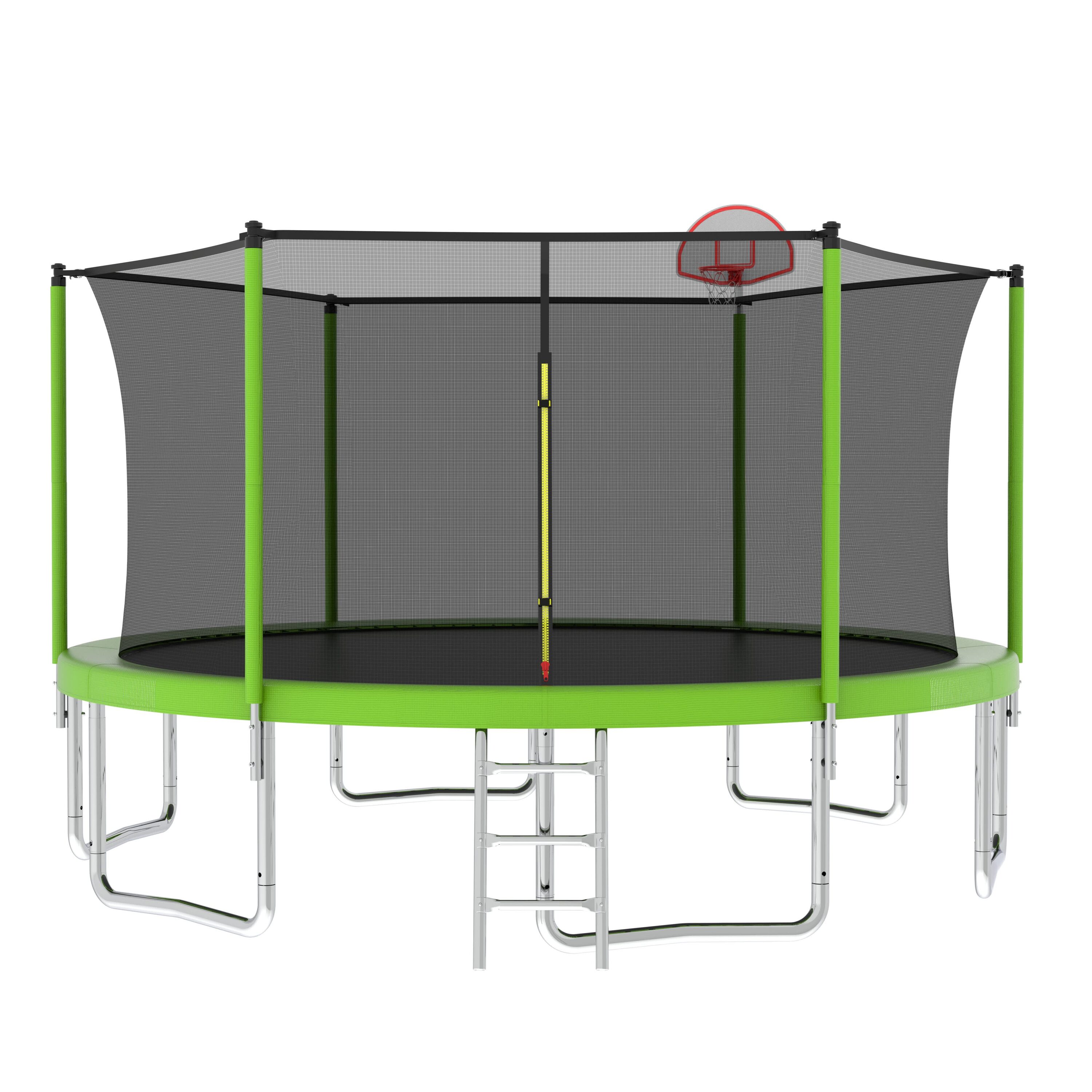 Vynxaria 14FT Trampoline for Kids Children with Safety Enclosure Net ...