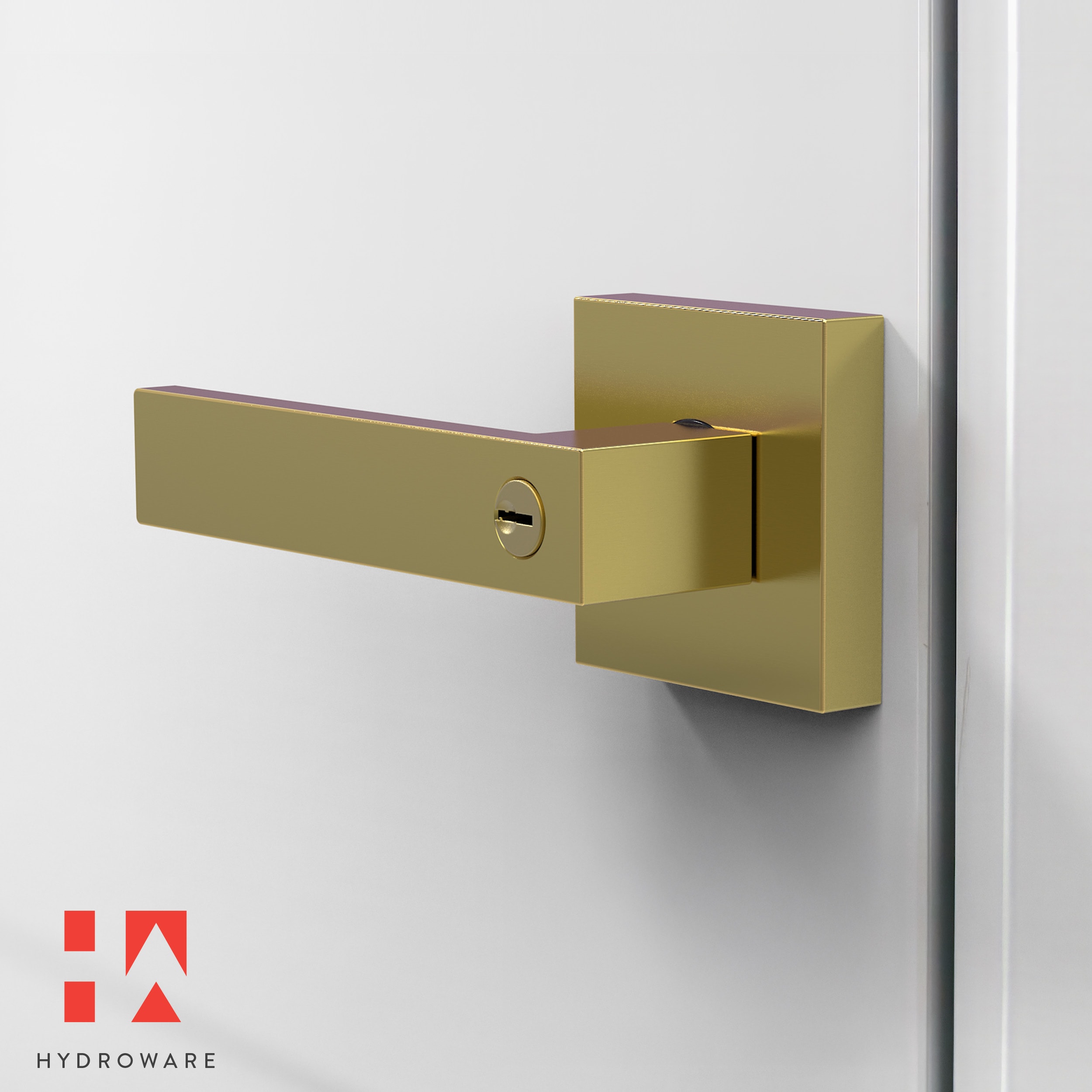 HYDROWARE Door Handles Door Handles Gold Interior or Exterior Bed/Bath ...