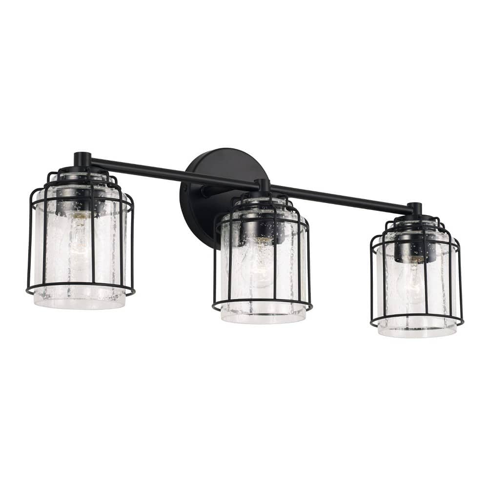Capital Lighting Harmon 3 - Light Matte Black / Black ...