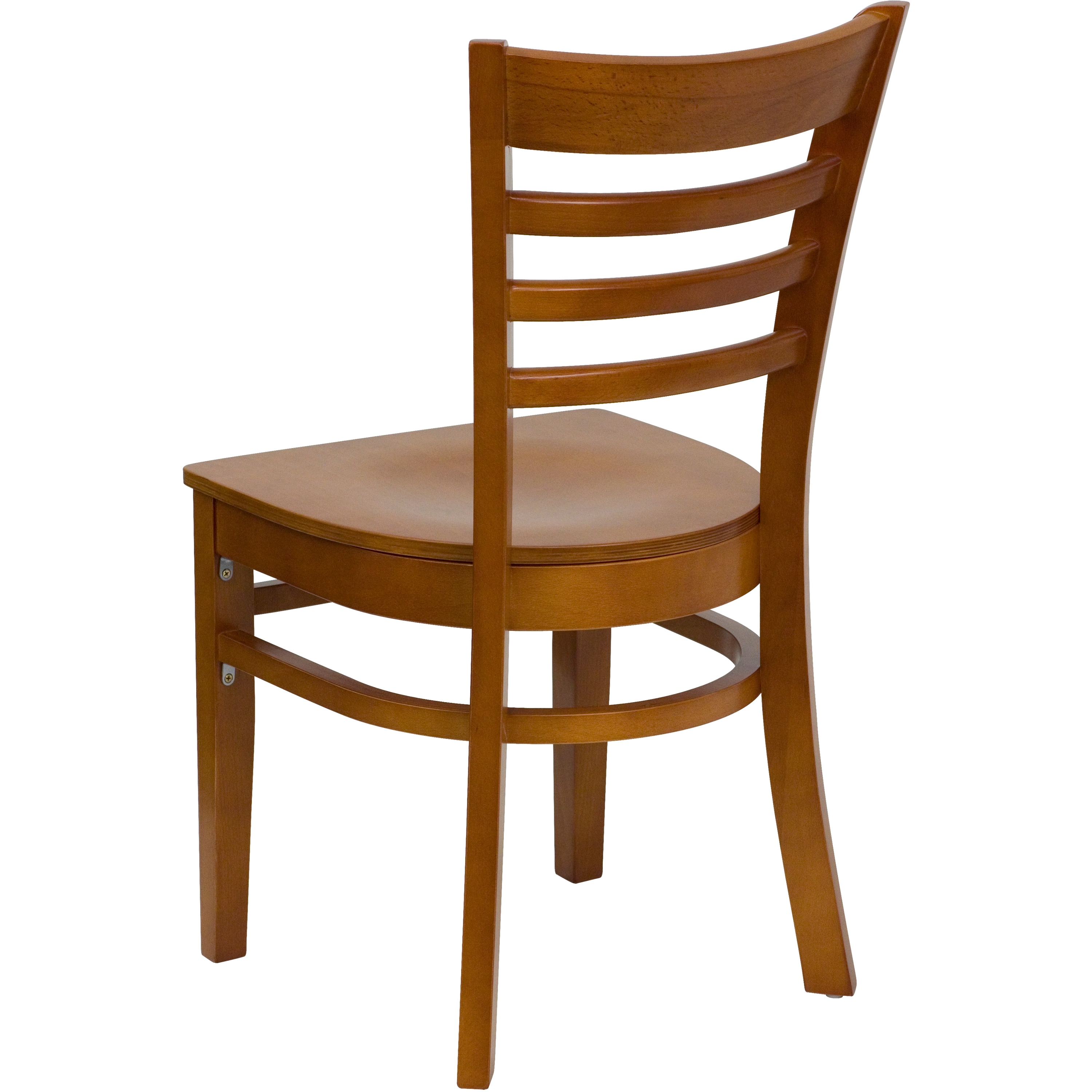 Flash Furniture 2 Pack HERCULES Series Ladder Back Cherry Wood ...