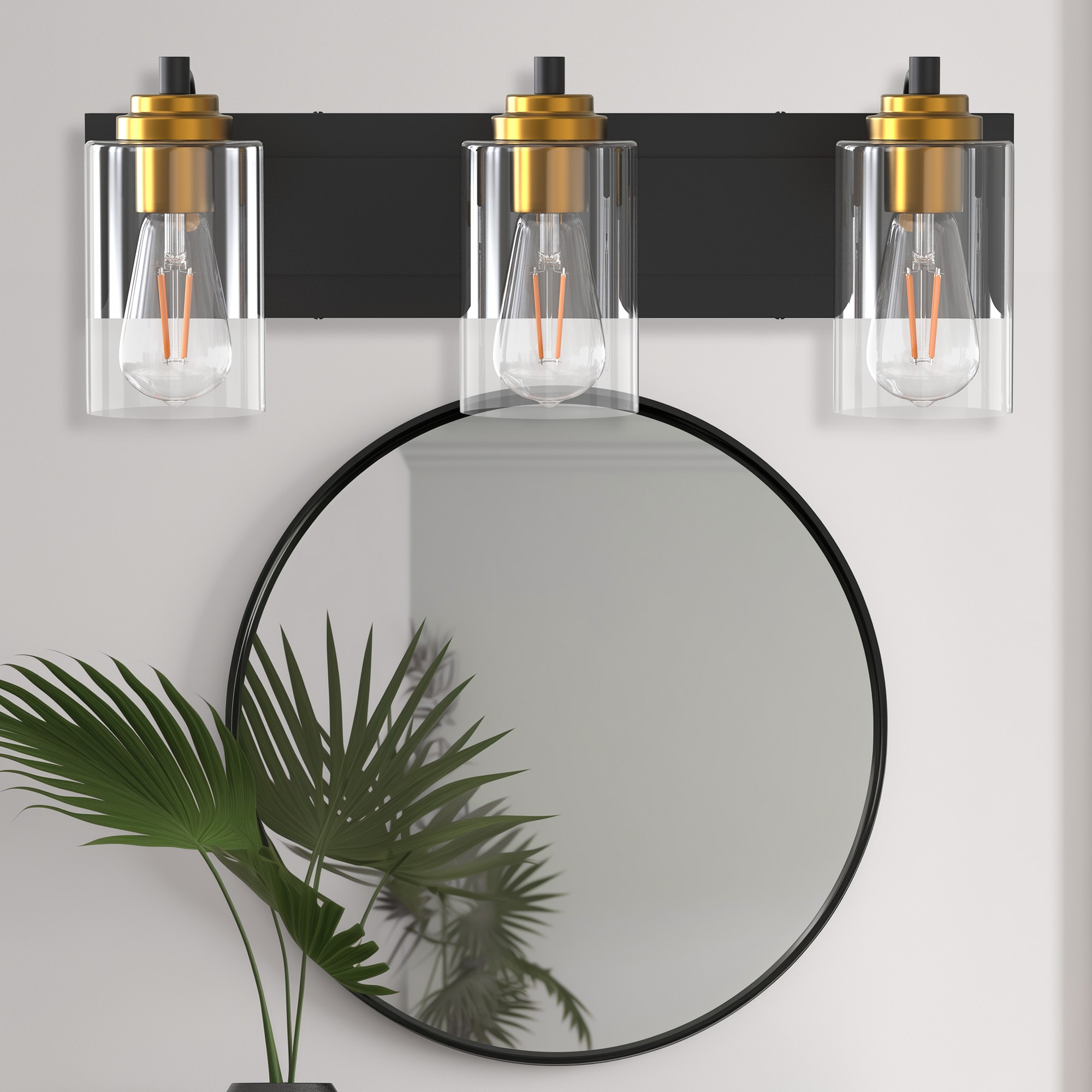 YANSUN WLG002 22.8-in 3-Light Multiple Colors LED Modern/Contemporary ...