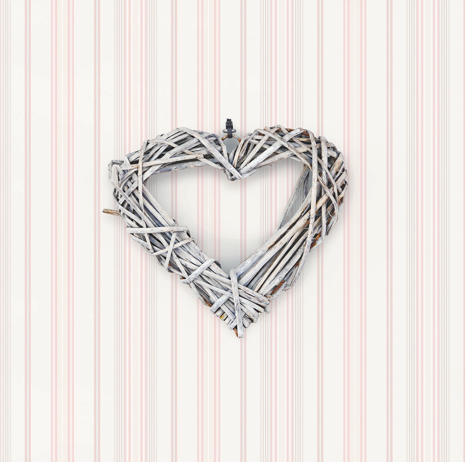 Galerie Nostalgie Stripe Pink Wallpaper G45065 in the Wallpaper ...