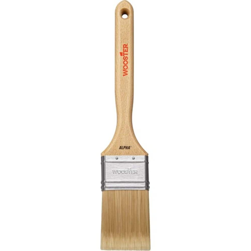 Wooster 2 Flat Sash Firm Micro Tip Bristle Paint Brush Wood Handle 4232 ...