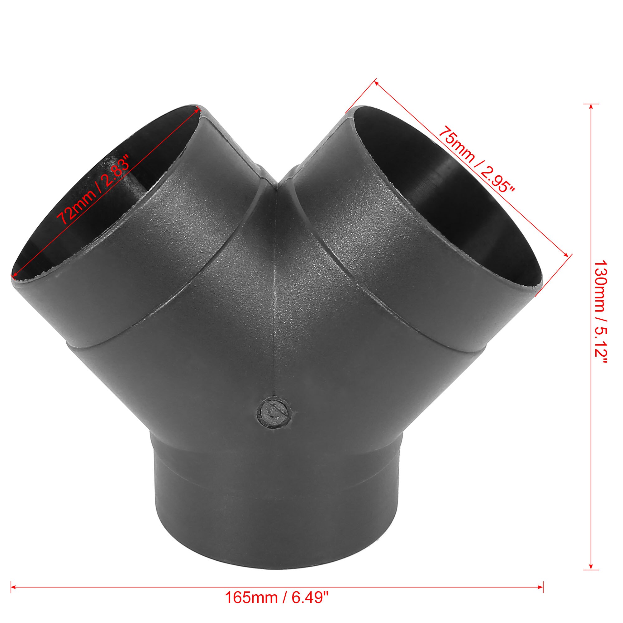 Unique Bargains 75mm 2.83inch Car Heater Warm 3 Way Plastic Air Ducting ...