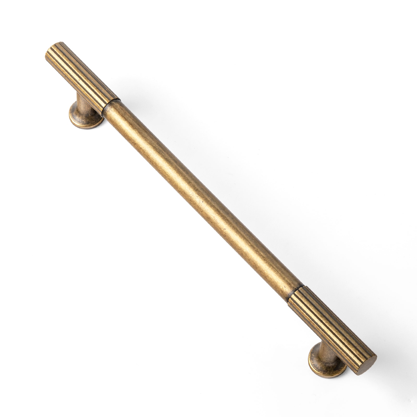 Miaokesen 6-5/16-in , 160mm Center to Center Antique Brass Cylindrical ...