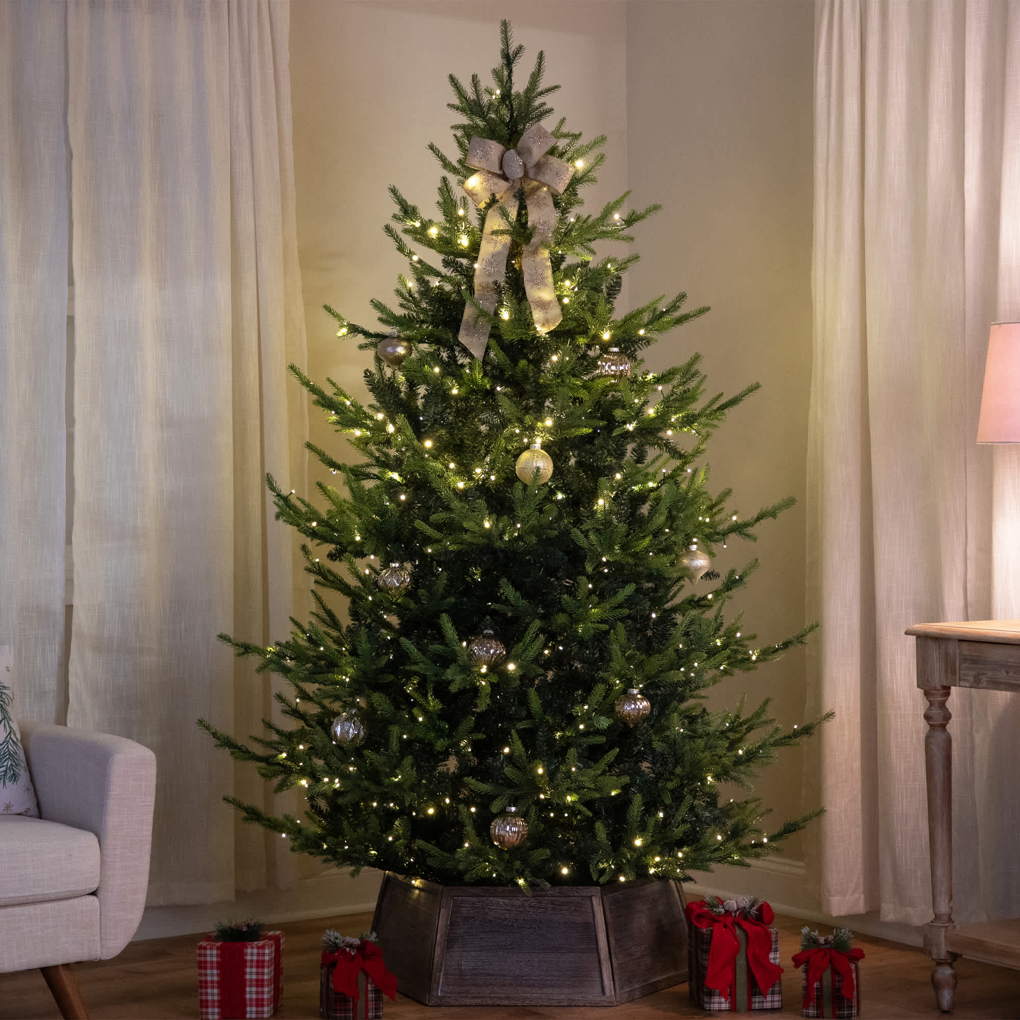 Northlight Real Touch Elite Pre-Lit Glenmora Pine IPT Artificial ...