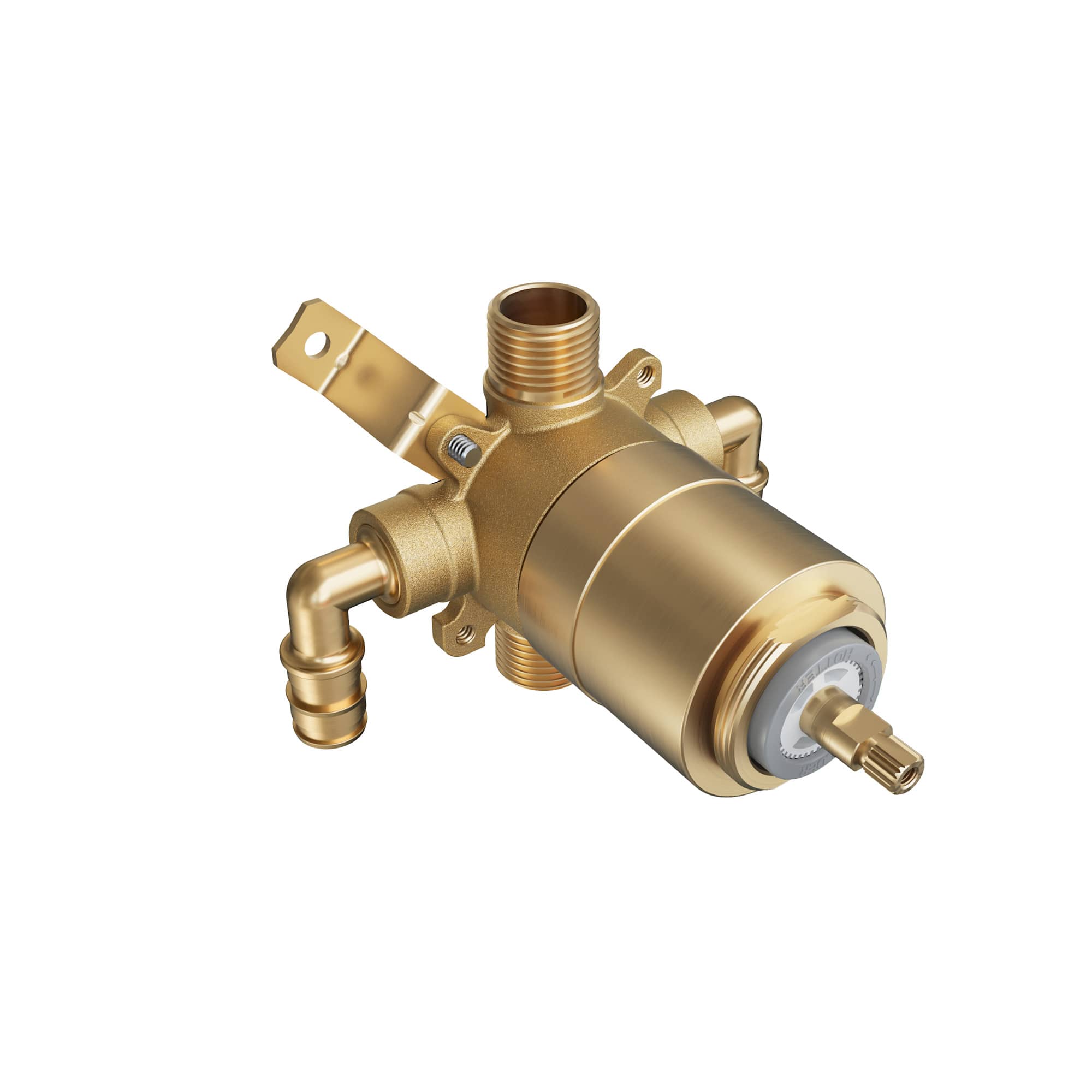 PROFLO PF4001WPLS90 4001 Series Pressure Balanced Tub and Shower Faucet ...