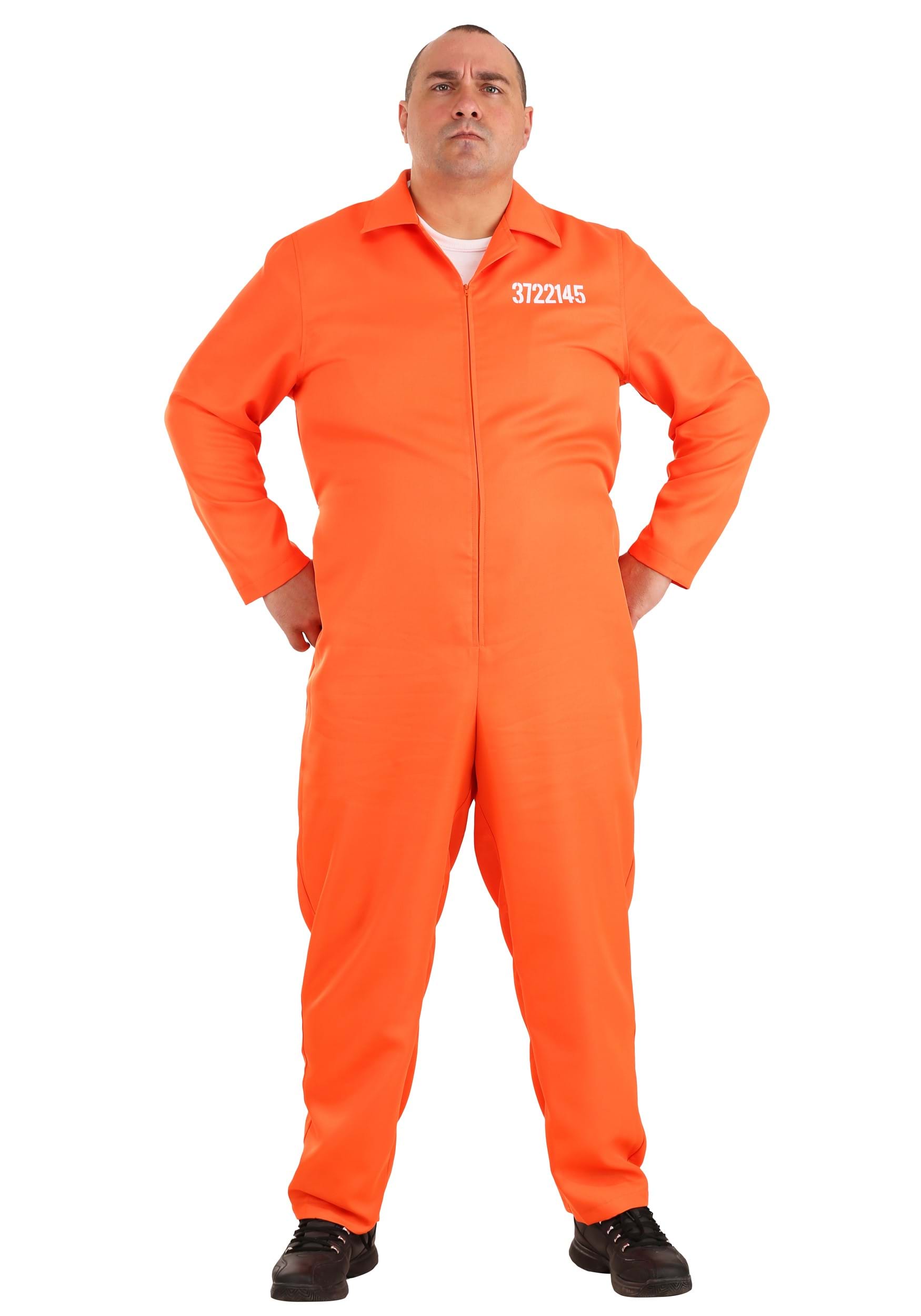HalloweenCostumes.com FUN Costumes Men's Plus Size Orange Prison ...