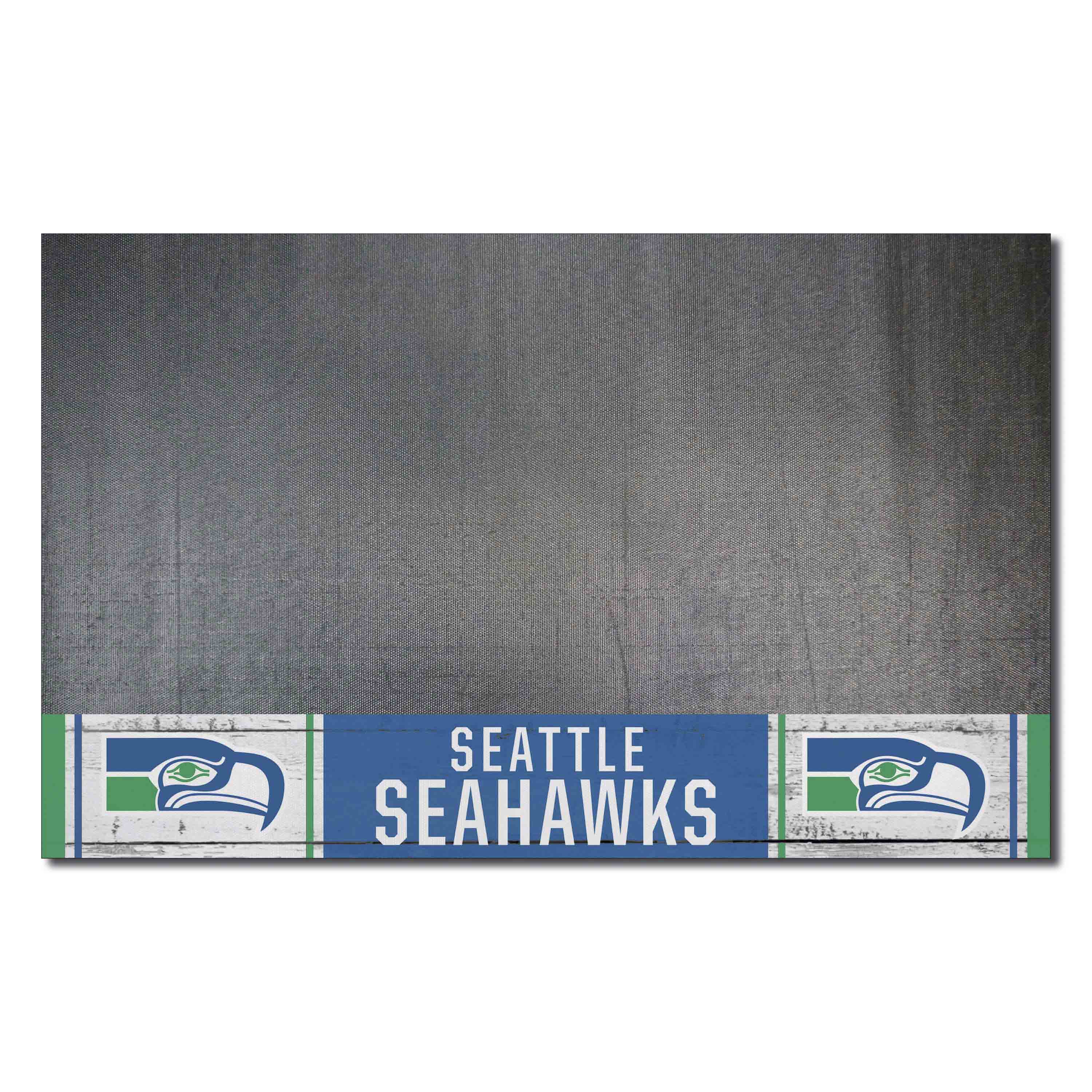 FANMATS Seattle Seahawks Grill Mat Black Vinyl Rectangular Grill Mat at ...