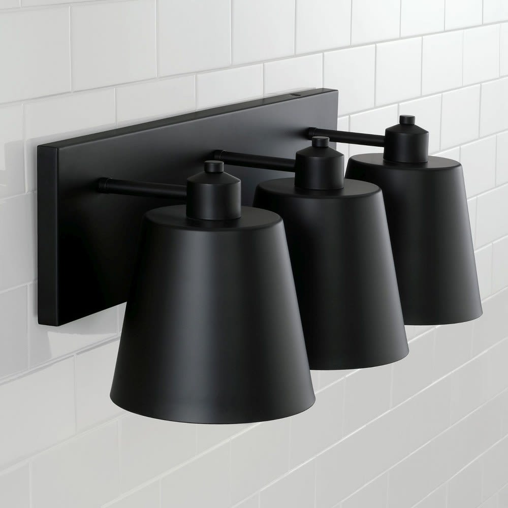Capital Lighting Alden 3 - Light Matte Black / Black ...