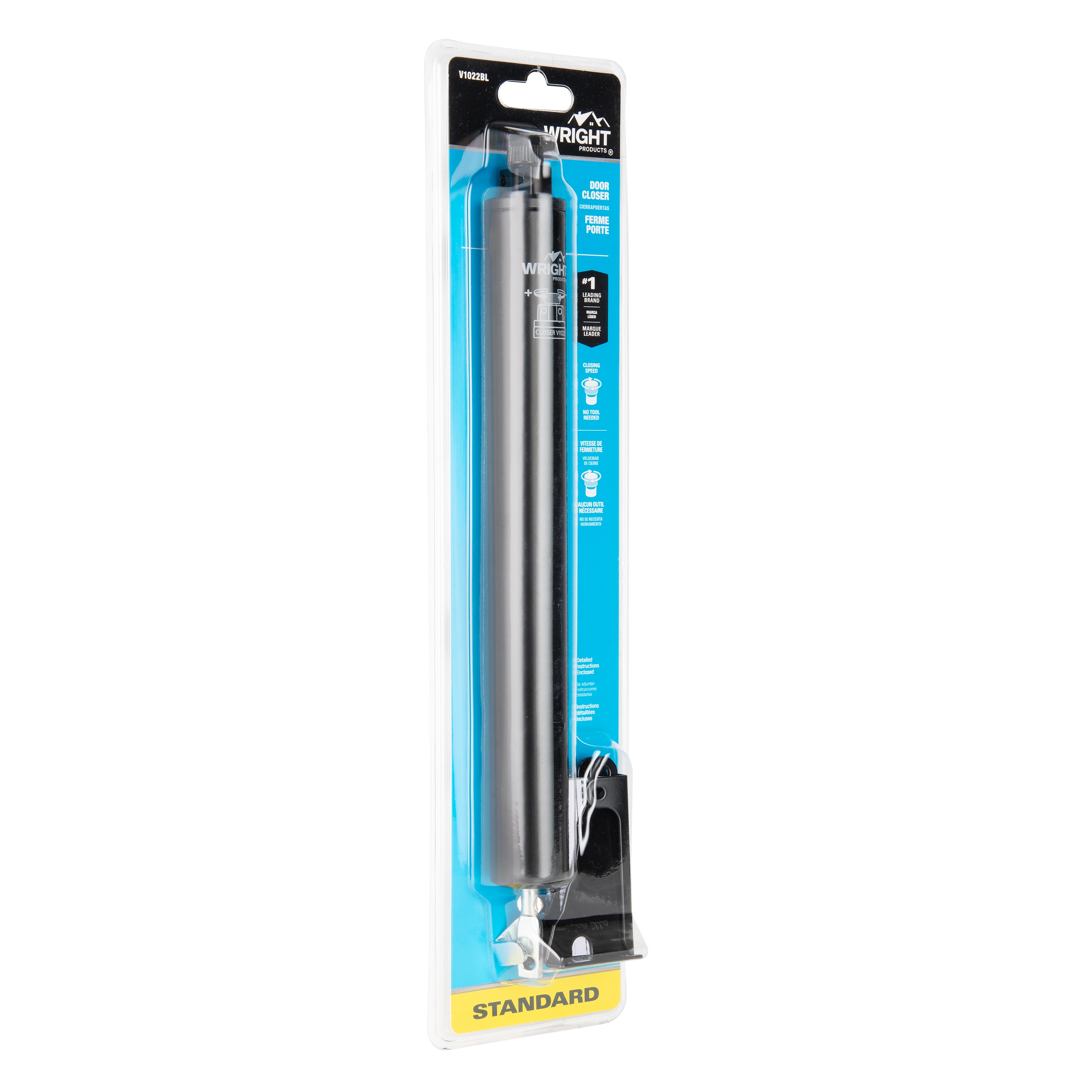 WRIGHT PRODUCTS 10.5-in Standard Duty Adjustable Black Aluminum Hold ...