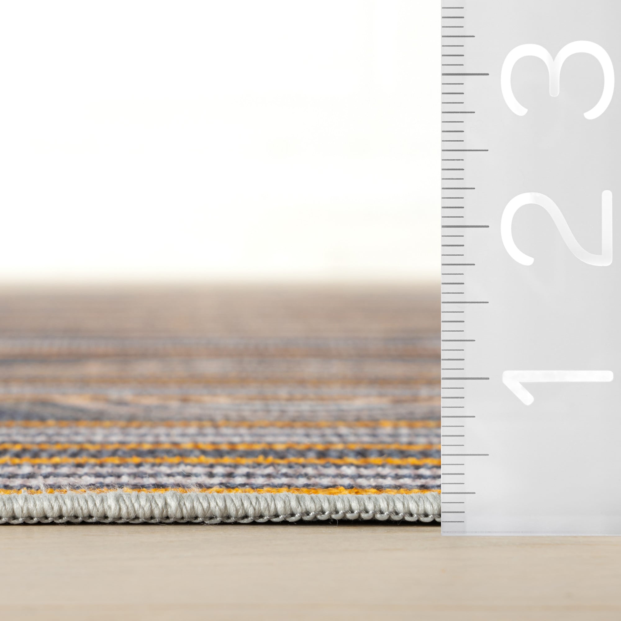 DASH & ALBERT Button 4 x 6 Machine Washable Rug in the Rugs department ...