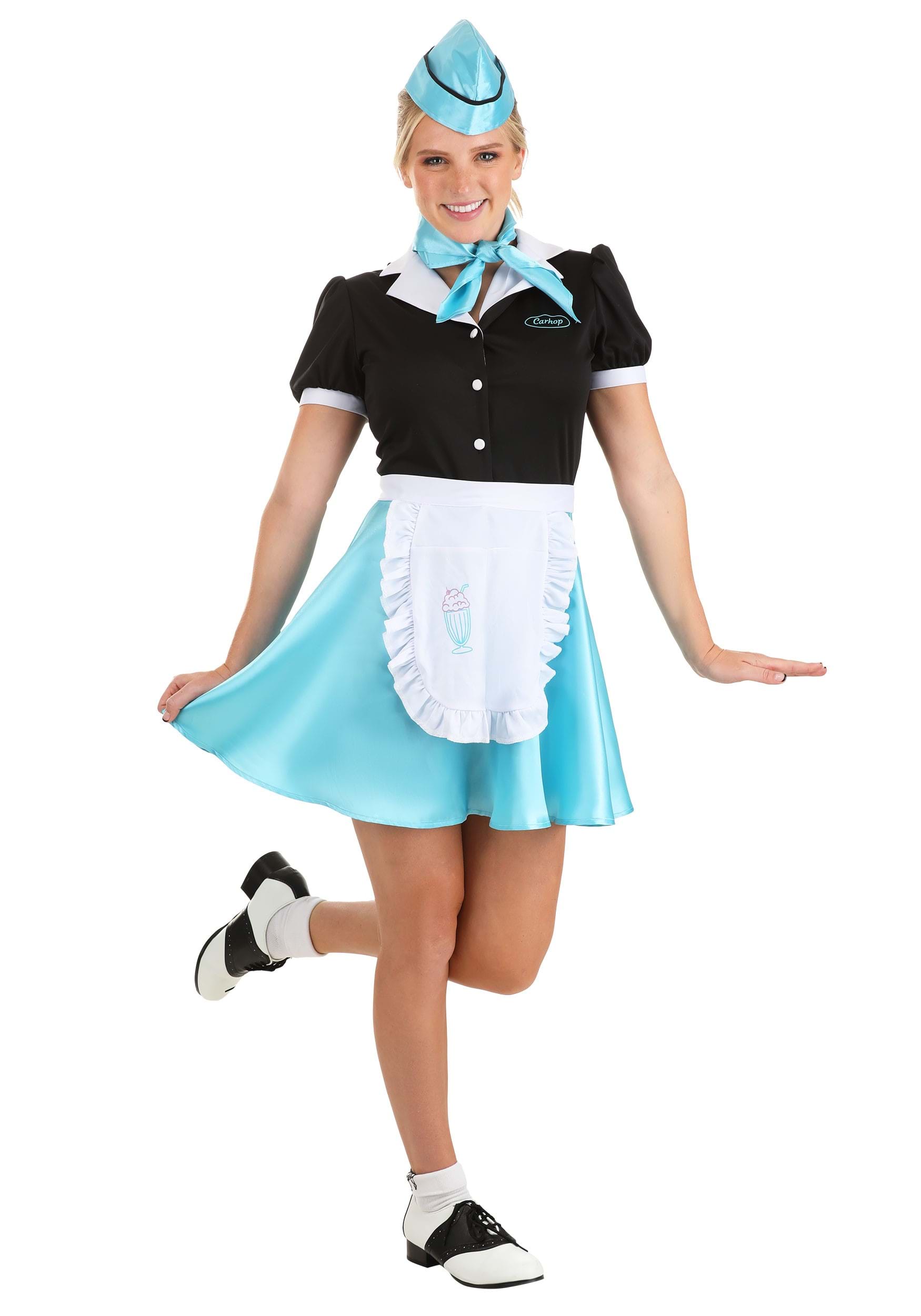 HalloweenCostumes.com FUN Costumes Car Hop Waitress Women's Costume X ...