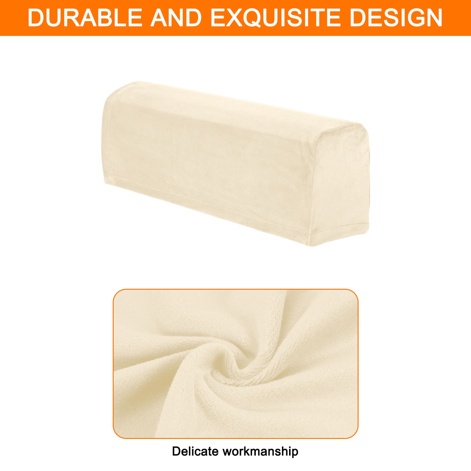Unique Bargains 2pcs Sofa Armrest Covers Stretch Couch Armrest Cover ...