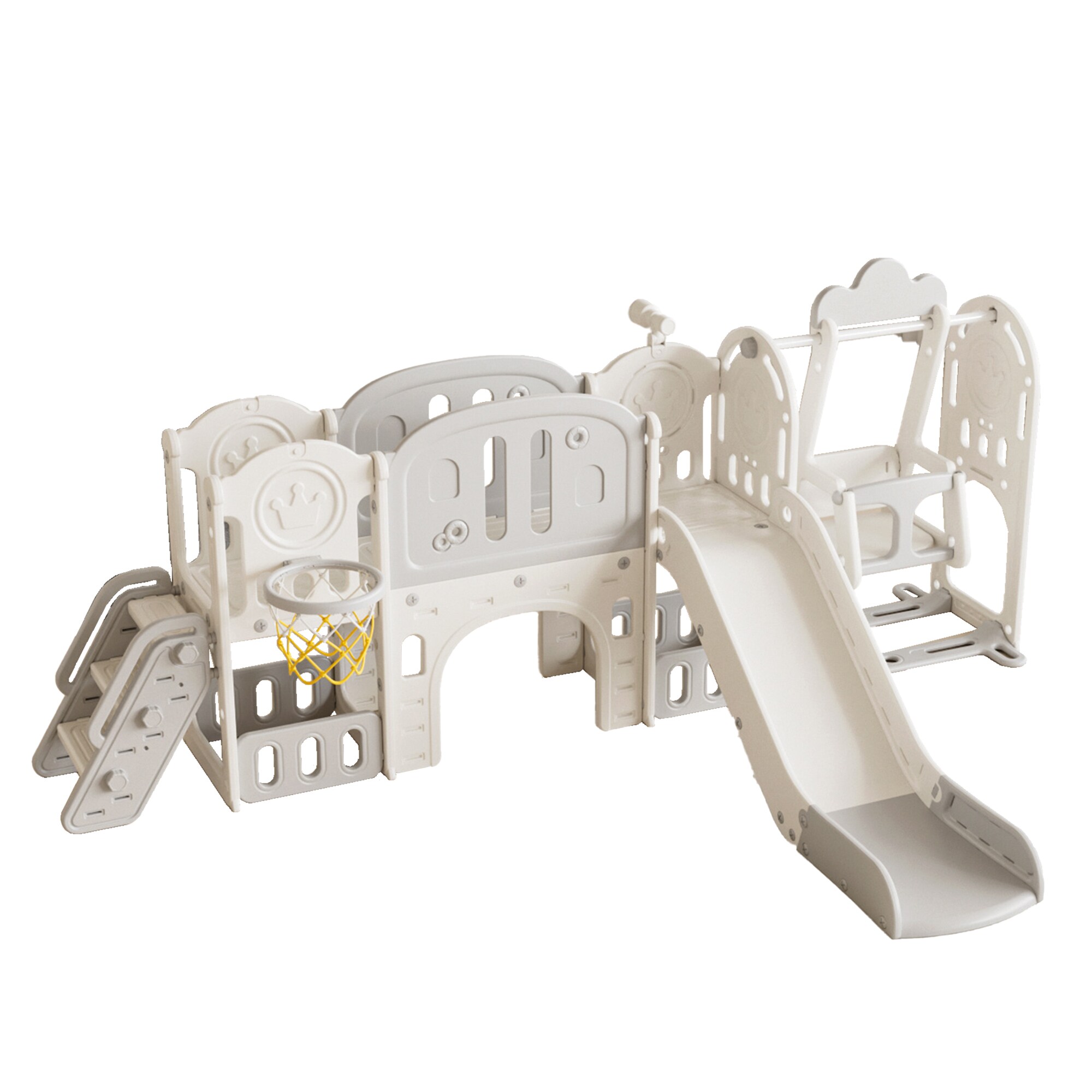 LUXEYARD Toddler Slide Kids Slide Age 1 4 11in Baby Slide Indoor ...