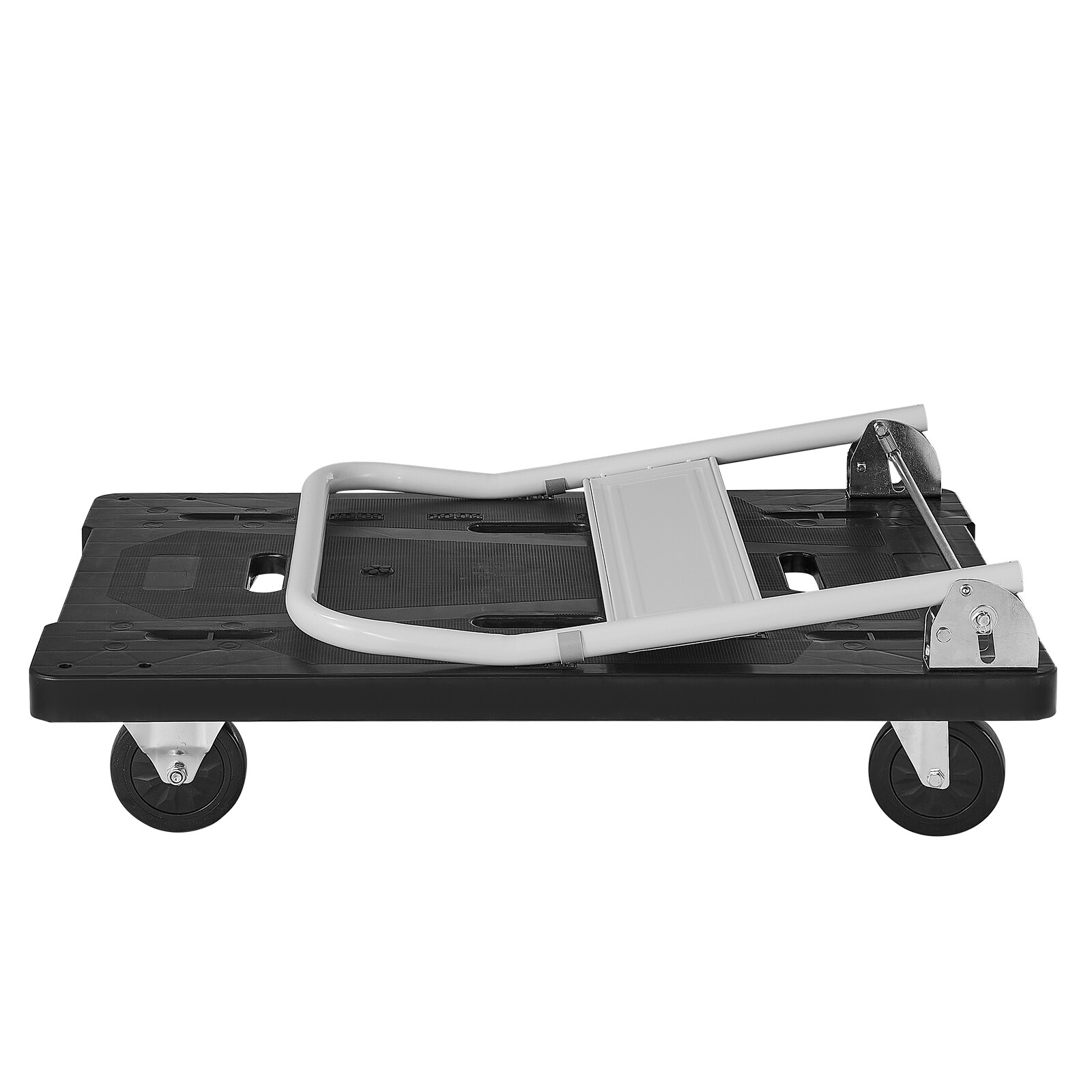 GIVIMO 660-lb Capacity Foldable Push Cart Dolly with PU Swivel Wheels ...