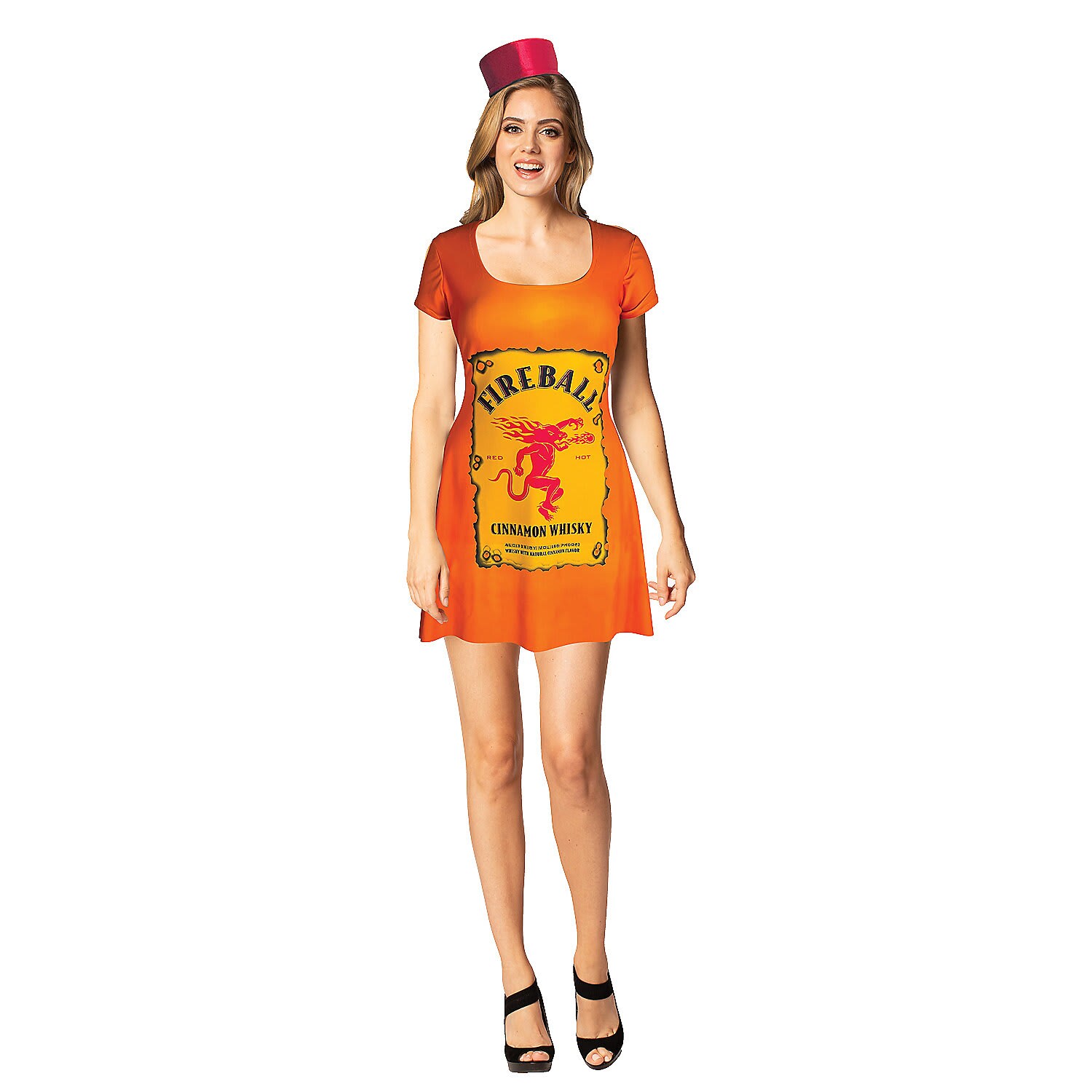 Rasta Imposta Women's Fireball Skater Dress Costume - Small/Medium at ...