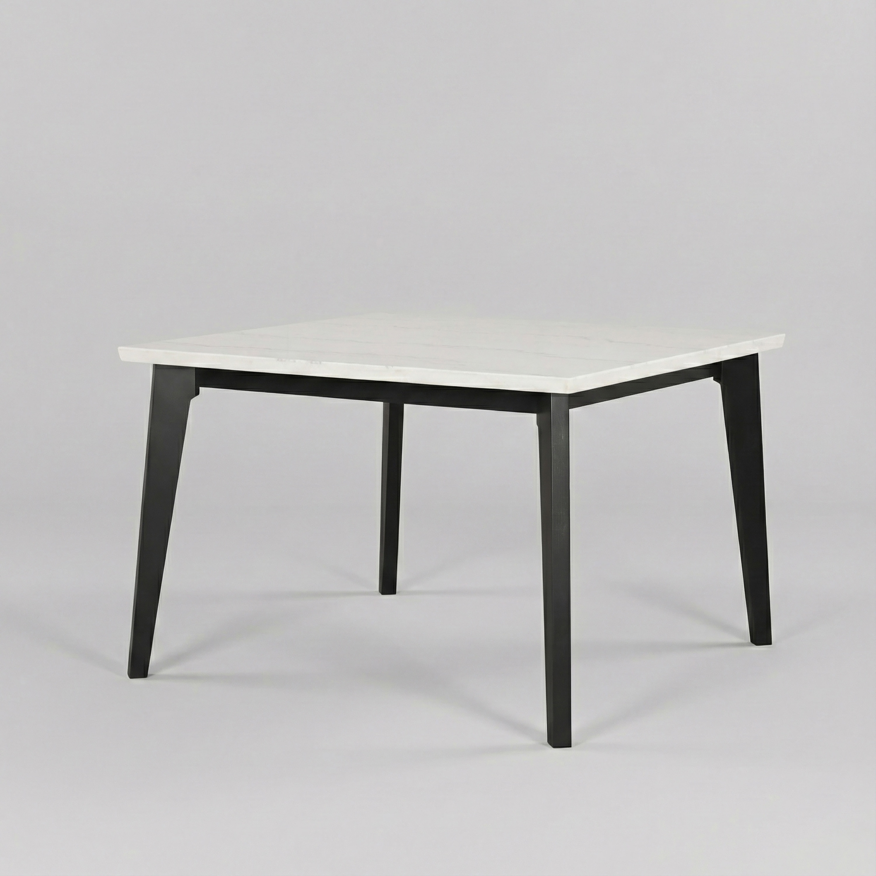 Furniture of America Mendy Black/White Contemporary/Modern Marble ...
