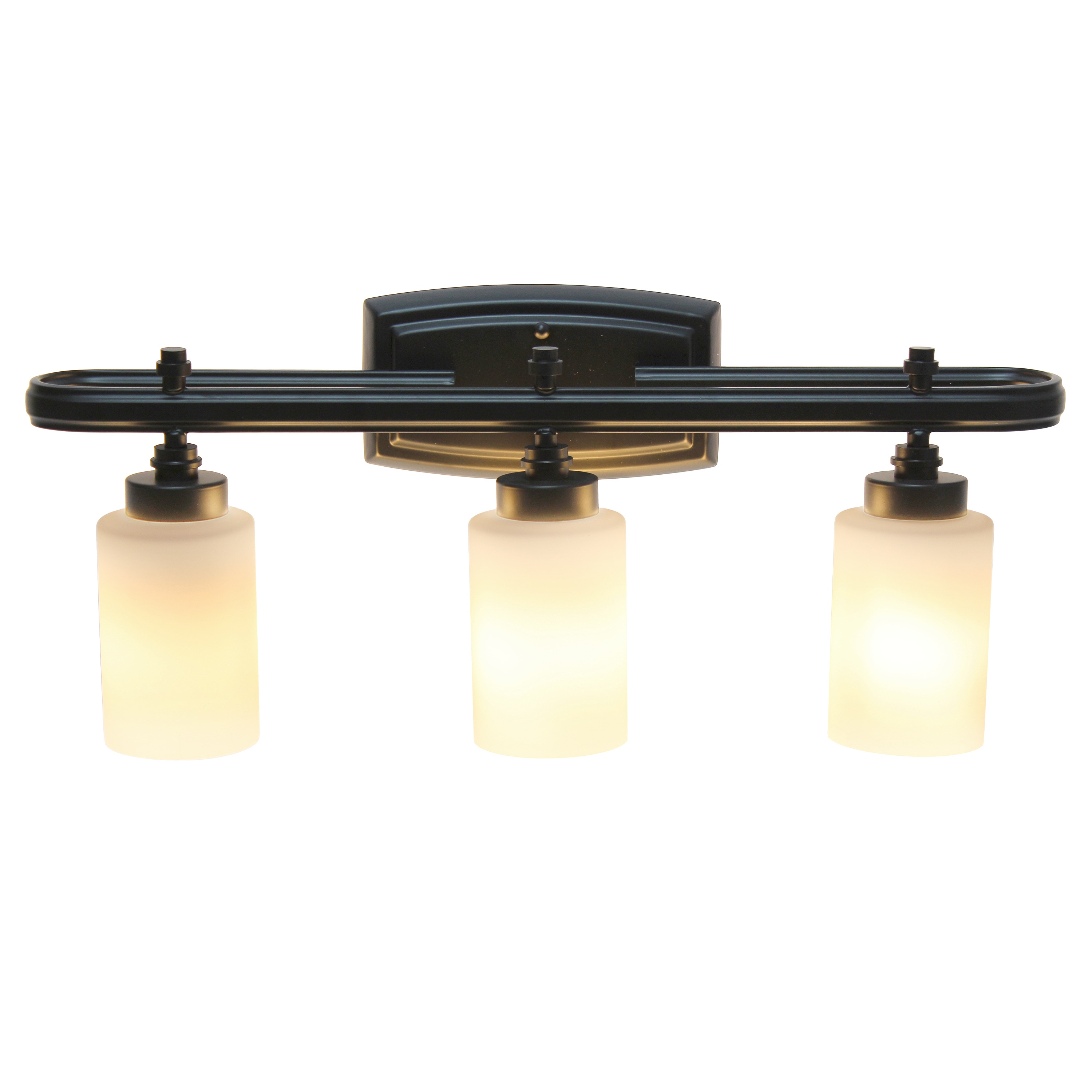 Lalia Home Essentix 5.5-in 3-Light Multiple Finishes Black LED Modern ...