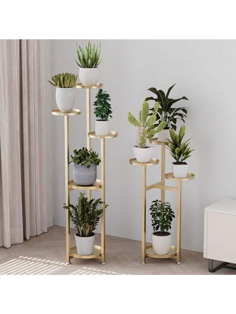 Qeetex Plant Stand Indoor. Multi-Layer Plant Stands For Indoor Plants ...