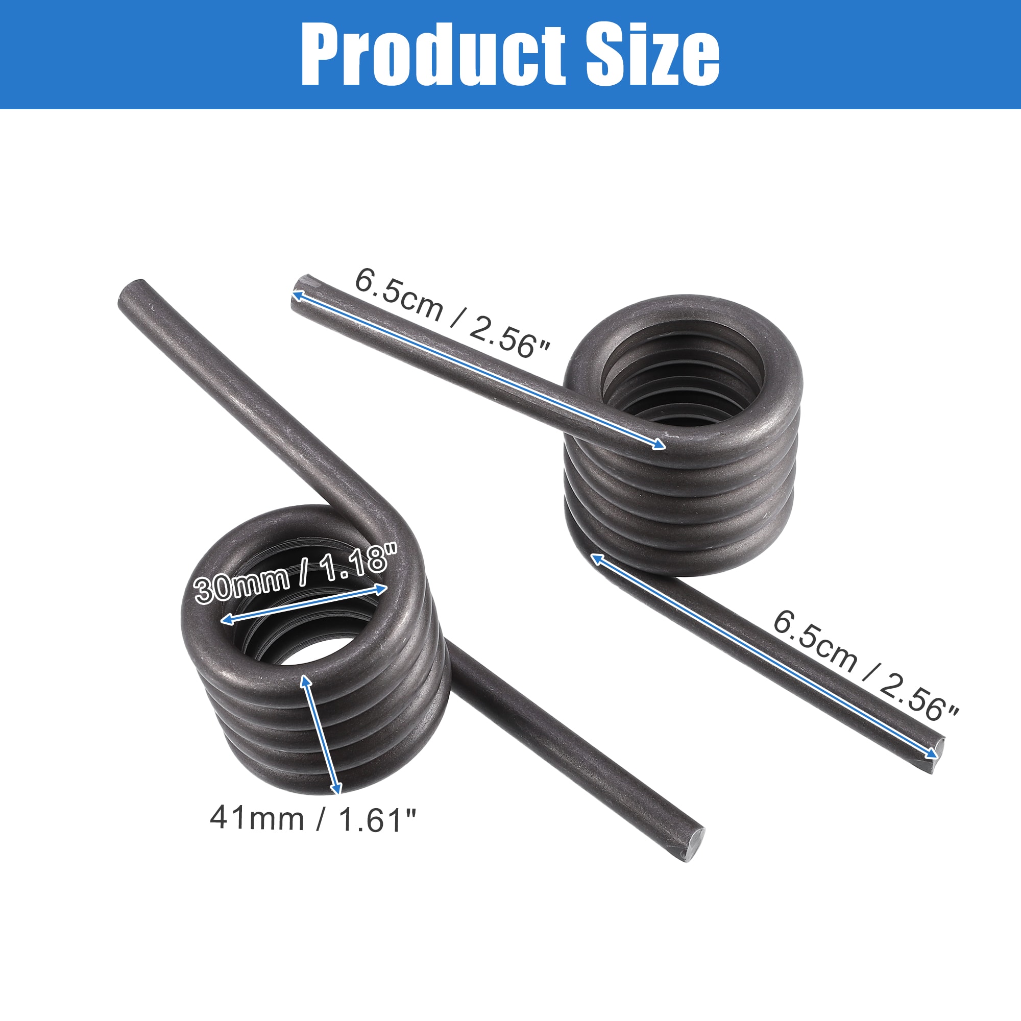 Unique Bargains 1 Pair Car Trailer Ramp Spring Trailer Coil Springs ...