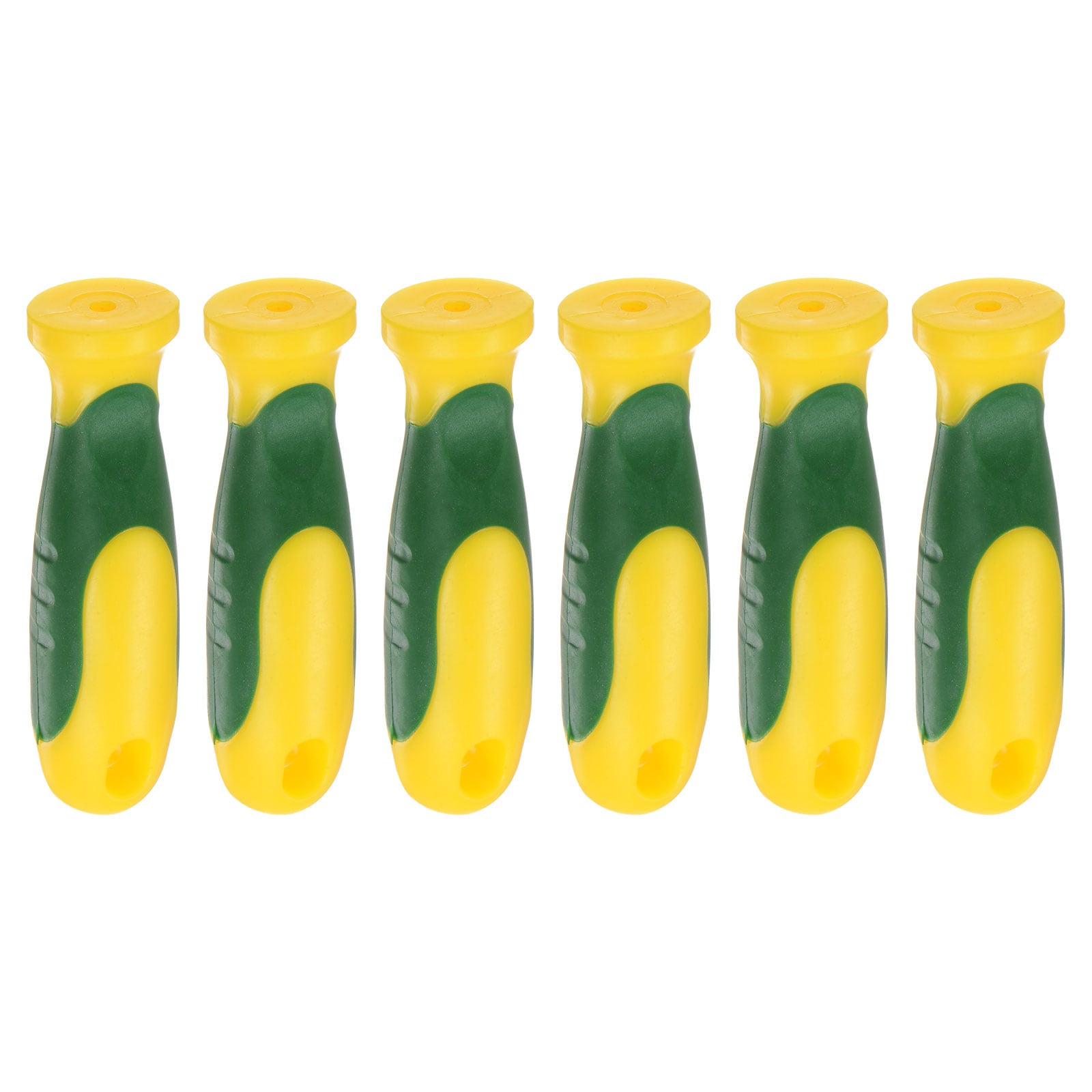 Harfington 6pcs Rubber File Handle 3.27 Inch Round Hole Ergonomic ...