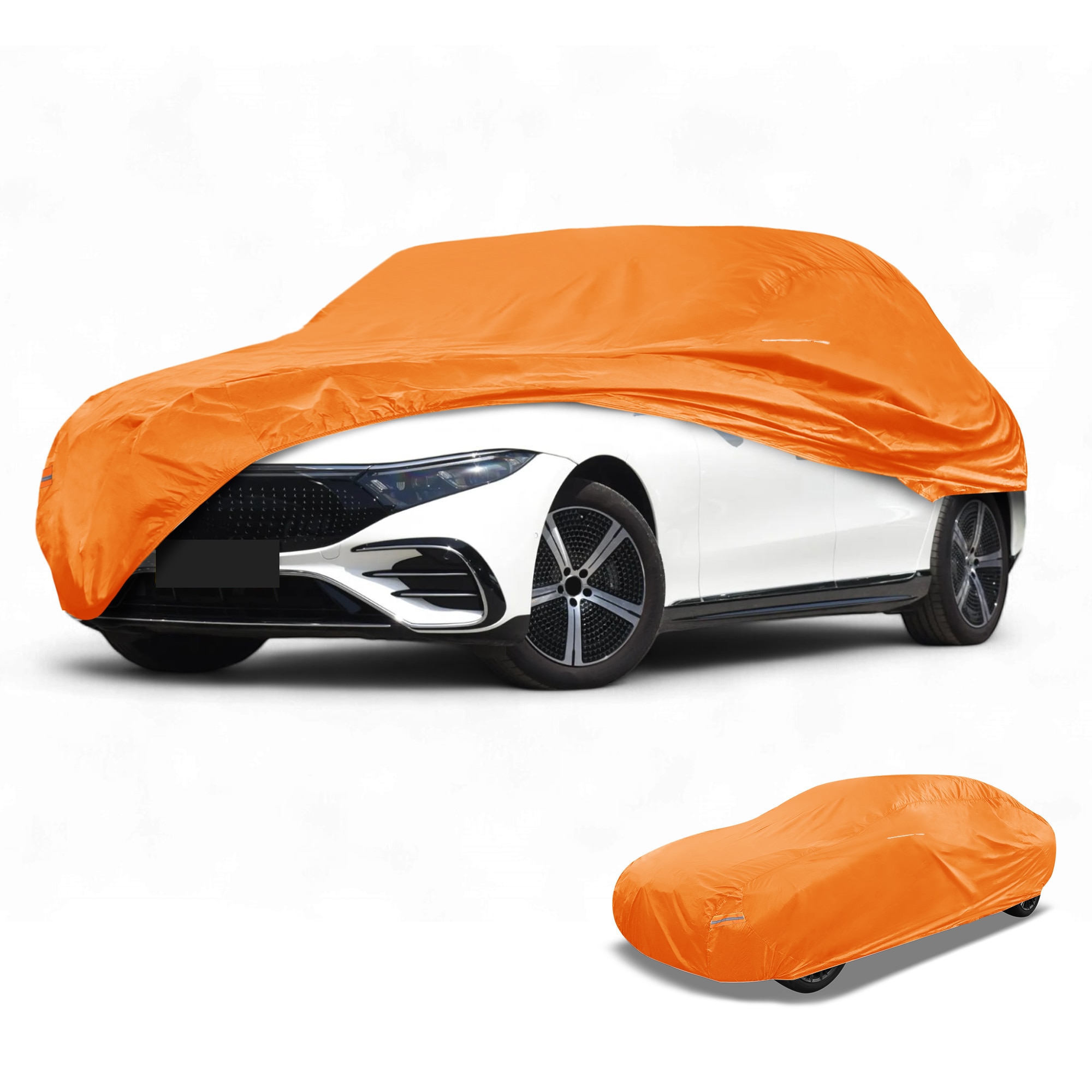 Unique Bargains Waterproof All-Weather Universal Car Cover with Right ...