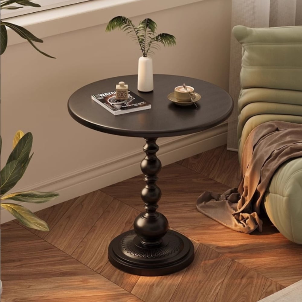EFPERFECT 19.7-inch high black minimalist side table in the Desks ...