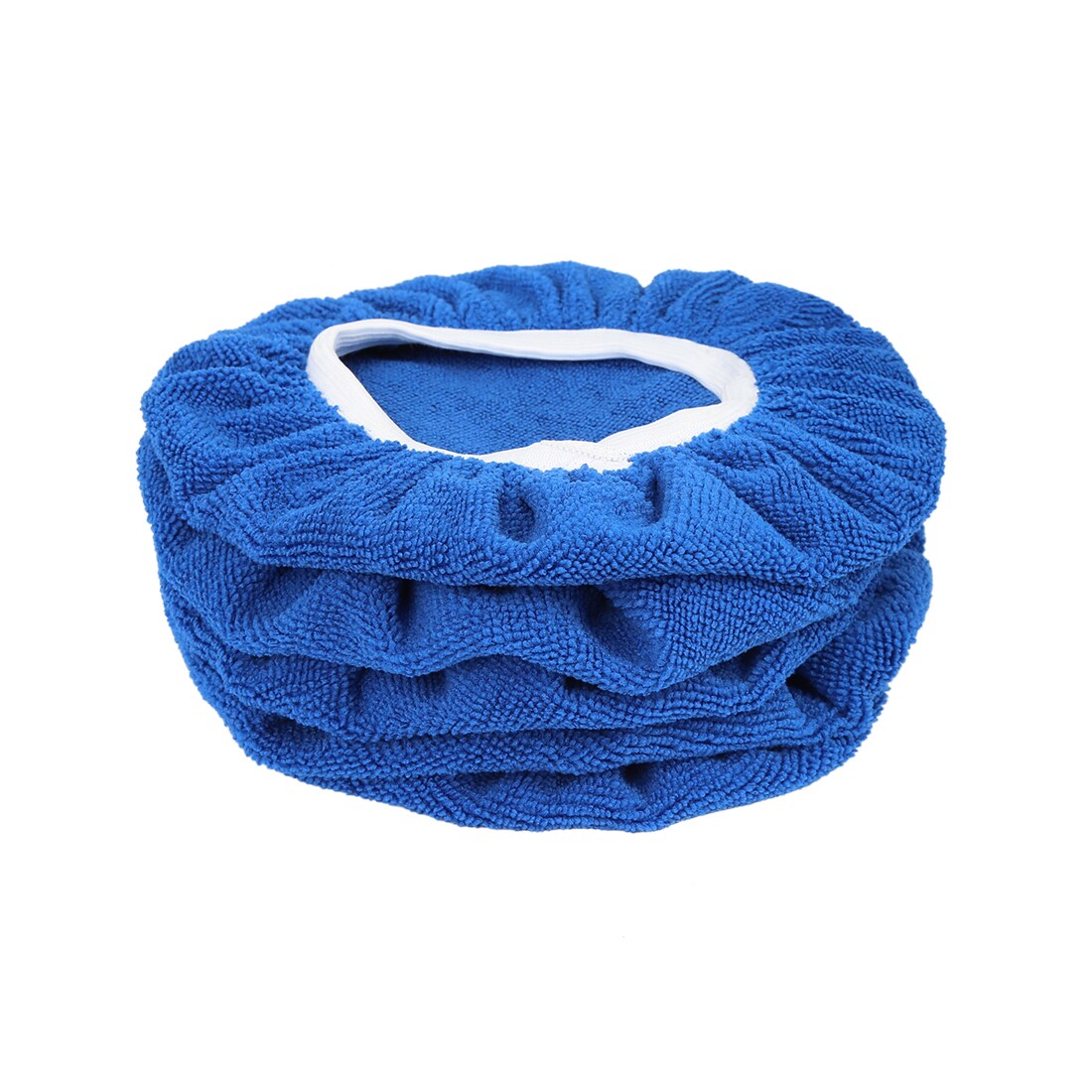 Unique Bargains 5pcs Car Polisher Pad Bonnet 9-10 Inch Soft Microfiber ...