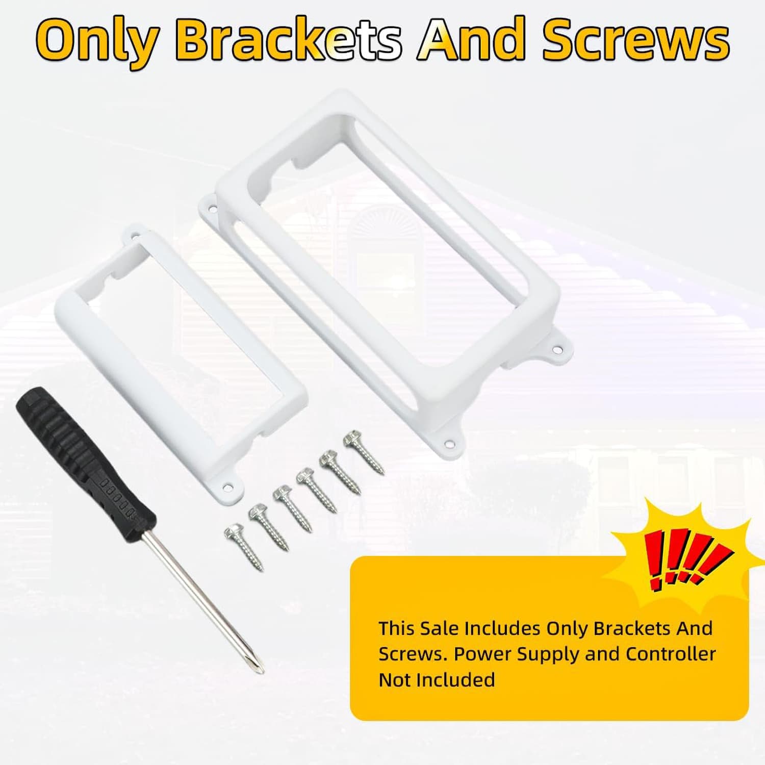 Etokfoks Mounting Brackets and Screws Kit for Govee Pro and Regular ...
