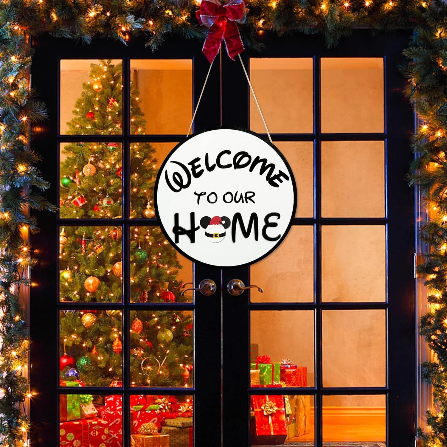 Afoxsos 19 pcs Interchangeable Seasonal Welcome Door Sign 12 x 12 Inch ...