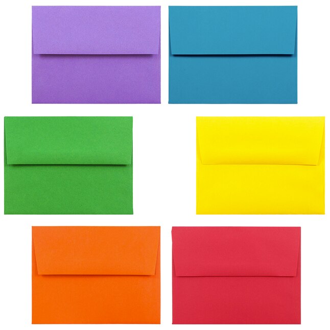 Jam Paper A2 Colored Invitation Envelopes 4 375 X 5 75 Assorted