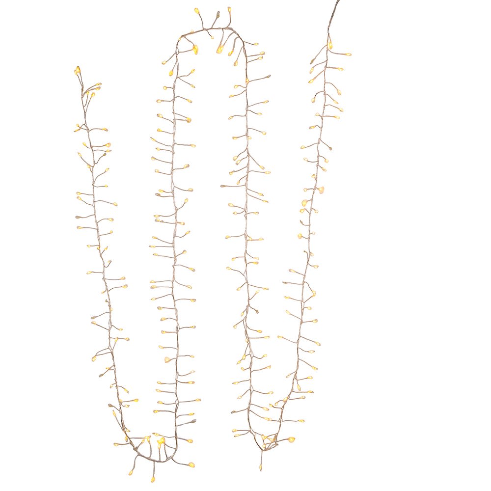 Kurt S. Adler 240-Light Fairy Cluster Garland with Cool White LED ...