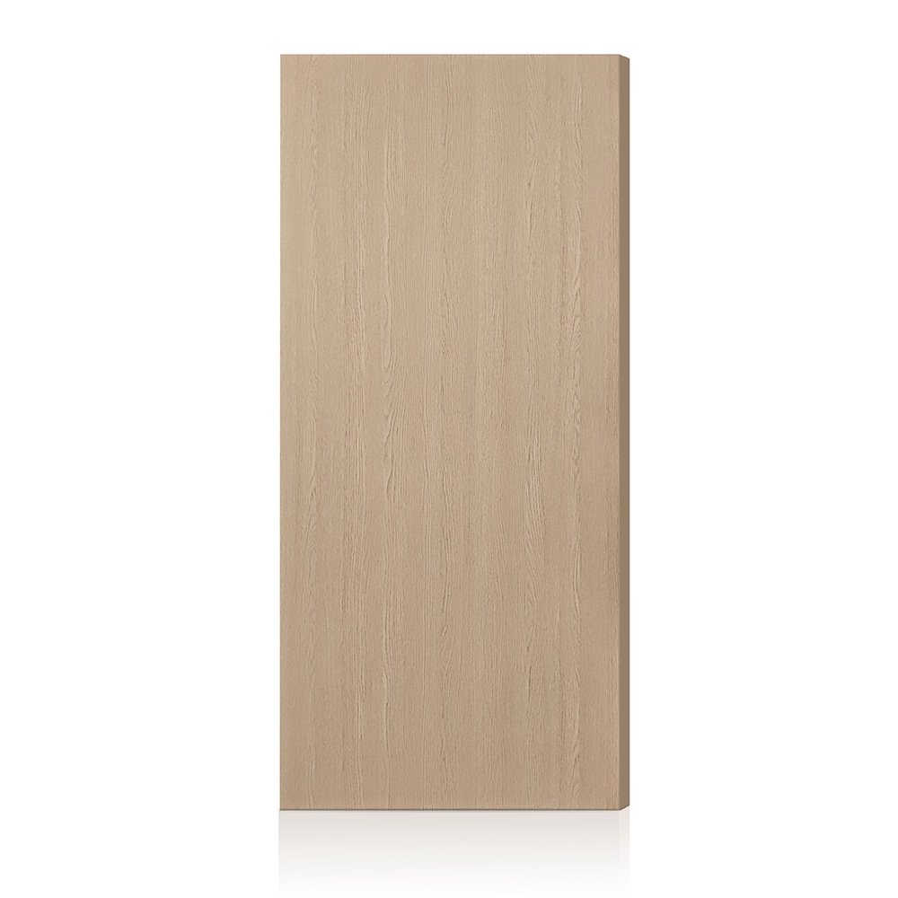 CALHOME 38-in x 96-in Oak Flush Textured Hollow core Prefinished MDF ...