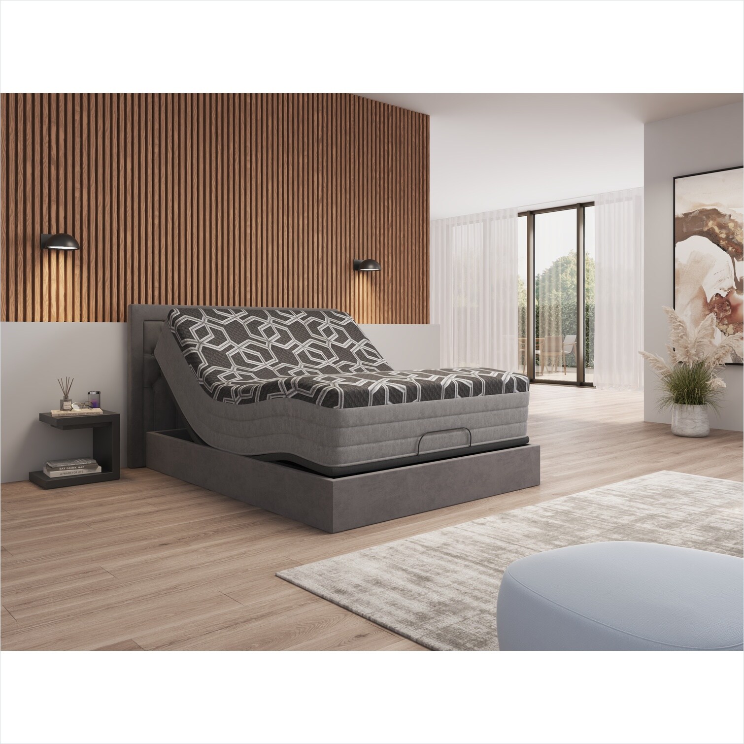 Watnature Hybrid mattress with cooling cover and pocketed coils queen ...