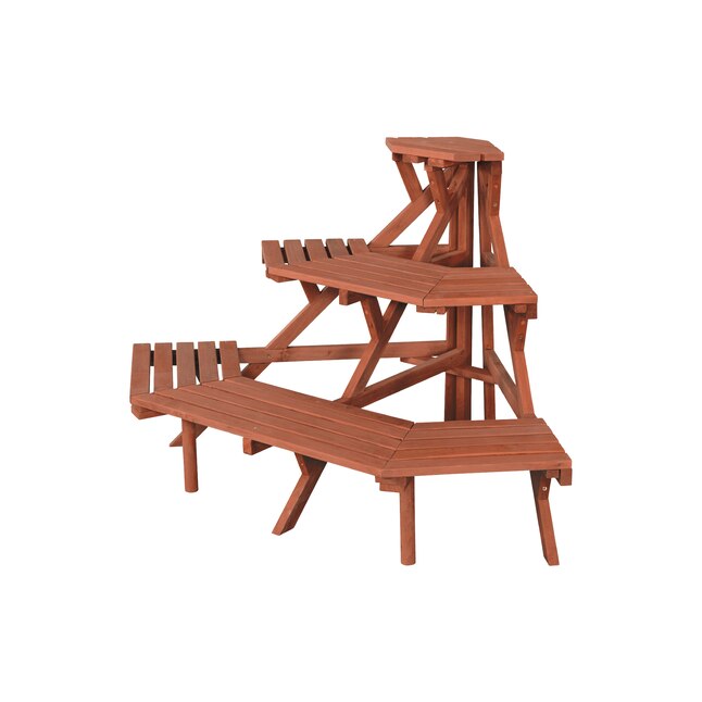 Leisure Season 24.0-Inches H x 38.0-Inches W Medium Brown Indoor ... Leisure Season 24.0-Inches H x 38.0-Inches W Medium Brown Indoor ...
