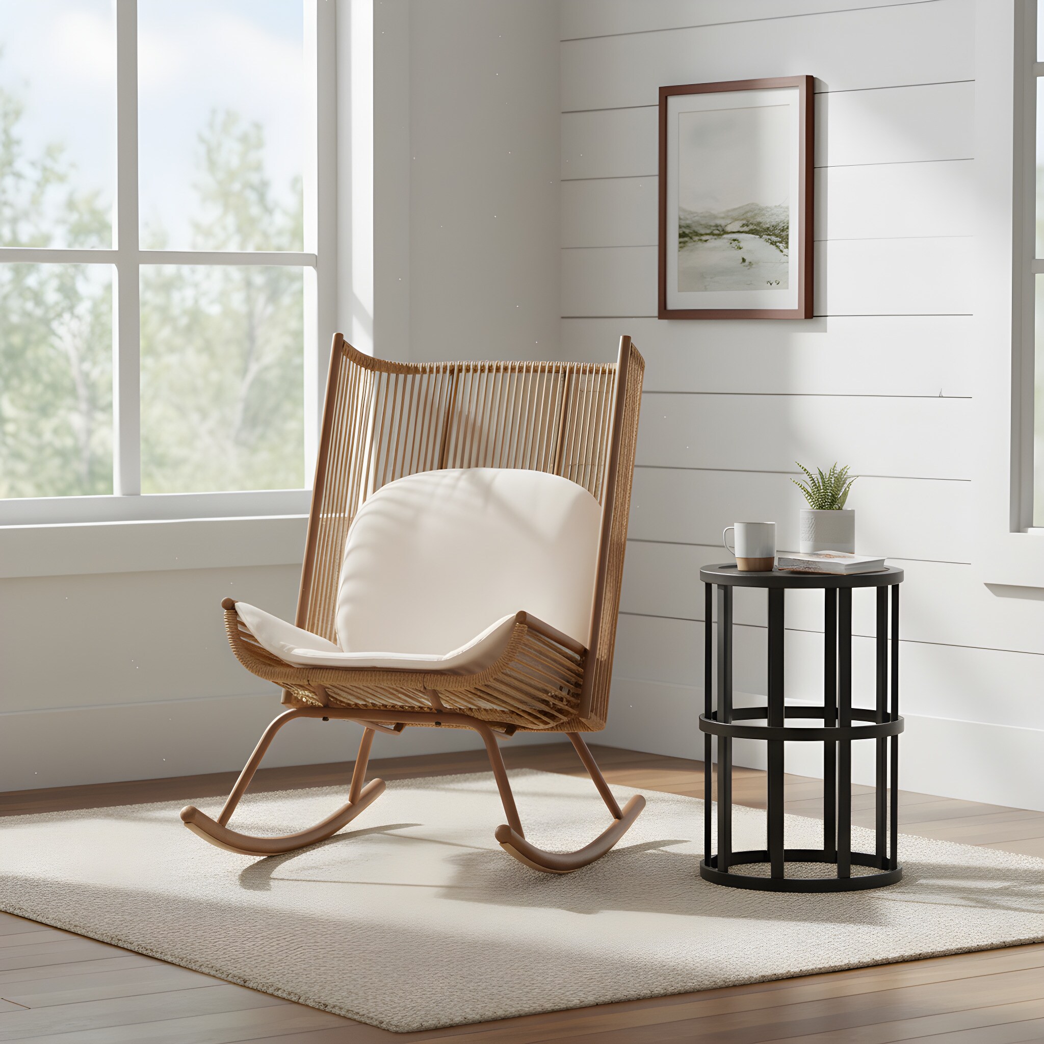 Christopher Knight Home Siena Modern Outdoor 2-Piece Set High Arc Back ...