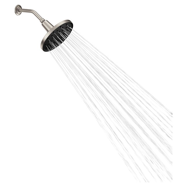 Moen Verso Magnetix Spot Resist Brushed Nickel Round Rain Fixed Shower Head 175 Gpm 66 Lpm