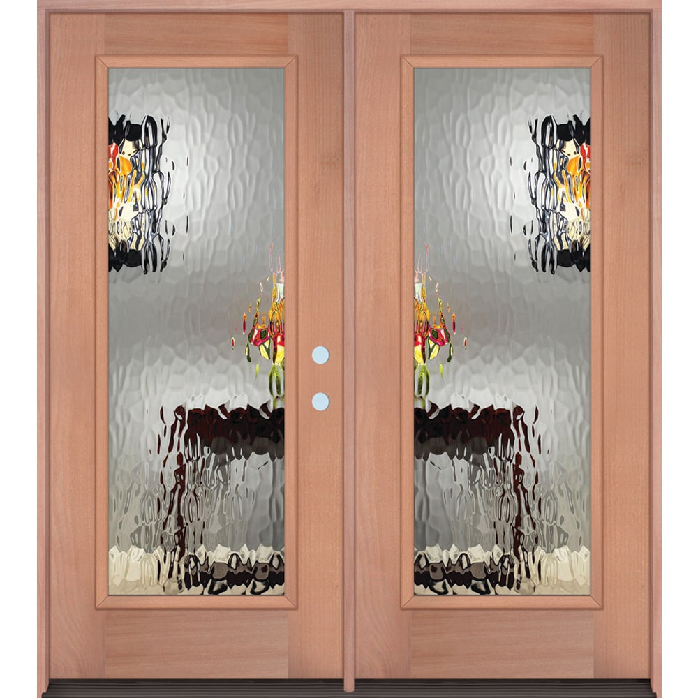 Greatview Doors 72-in x 80-in x 4-9/16-in Wood Left-hand inswing ...