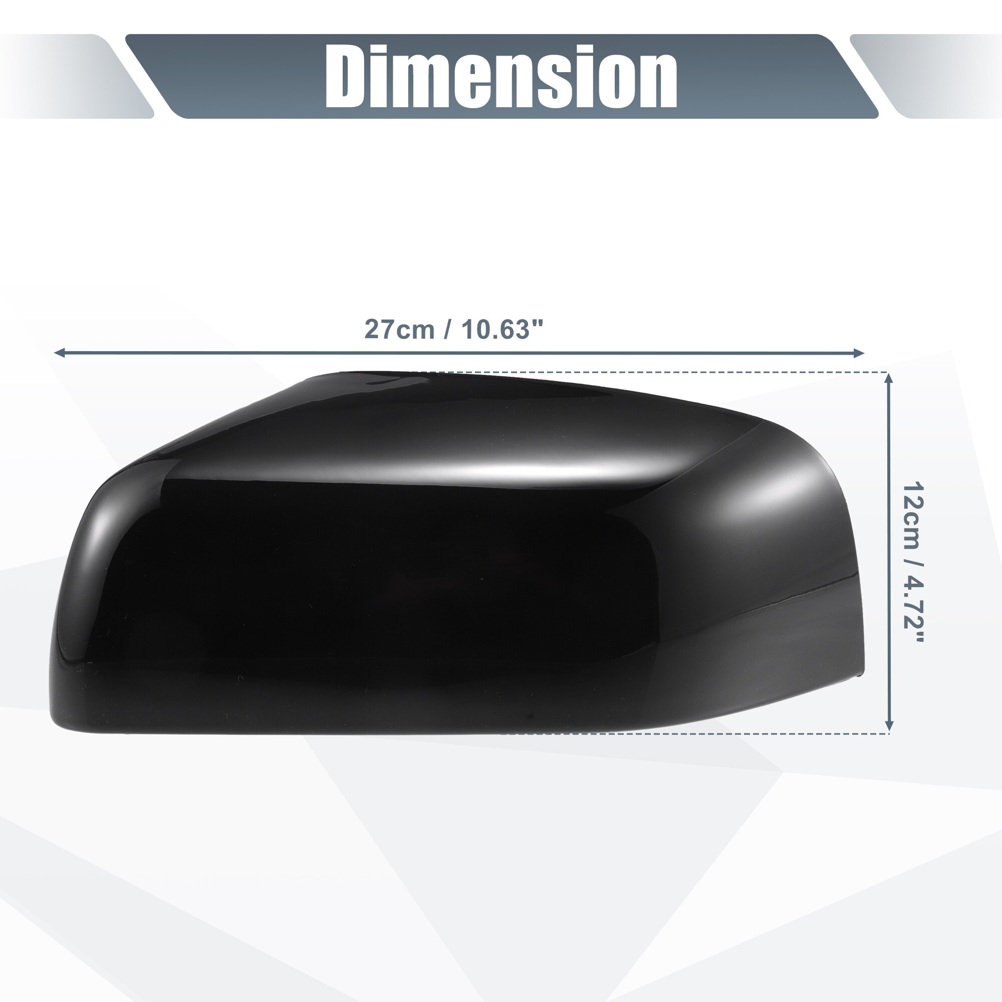 Unique Bargains Car Rear View Left Driver Side Mirror Cover Cap ...