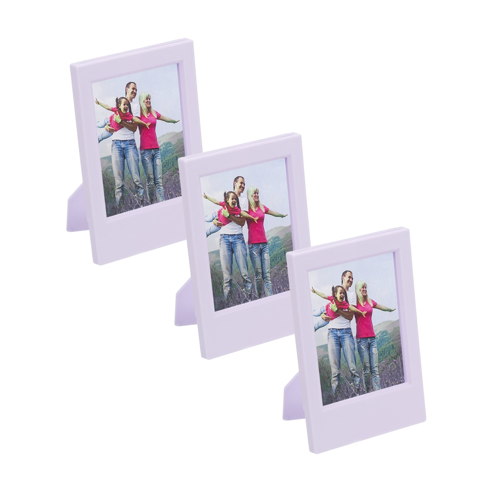 Unique Bargains 3pcs Mini Picture Frames 2.4 x 3.5inch Rectangle Photo ...