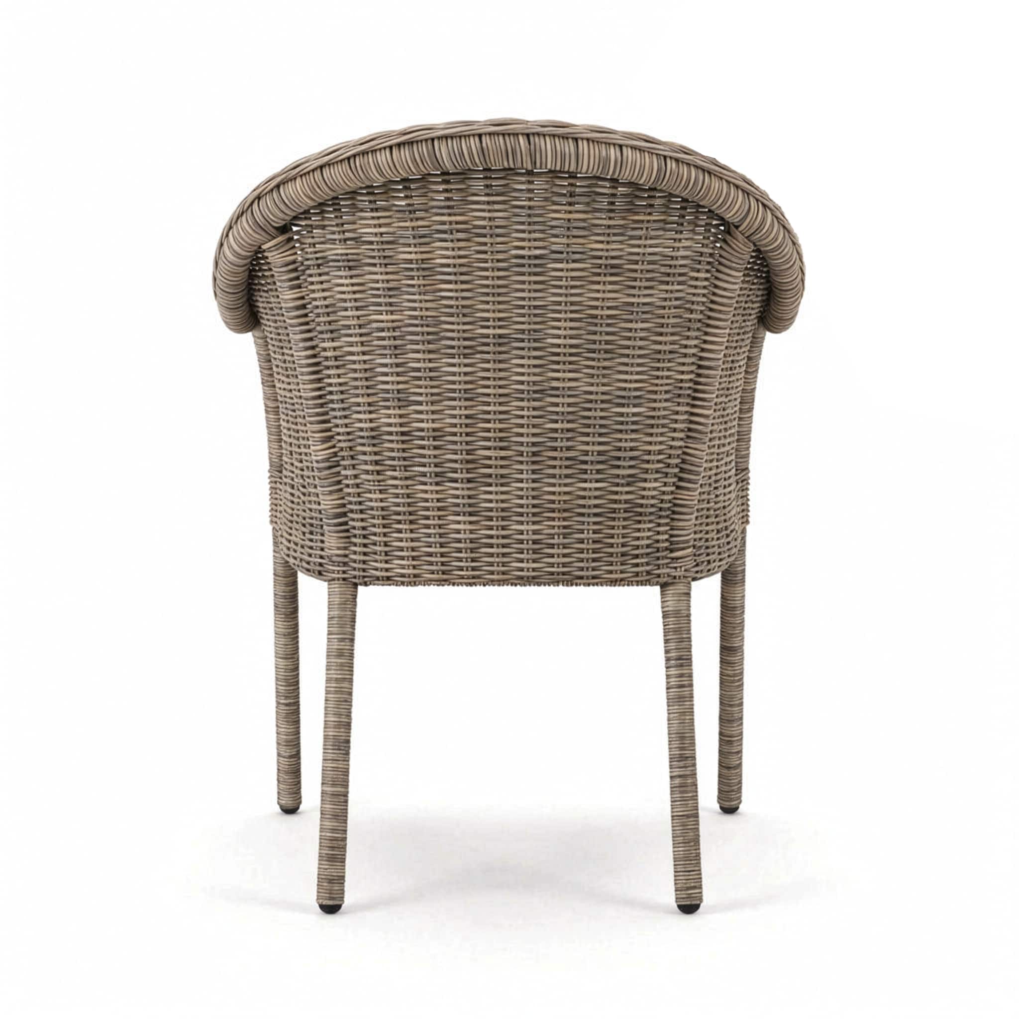 Martha Stewart Bedford 7 Piece Patio Set- 6 Stacking Weathered Gray ...